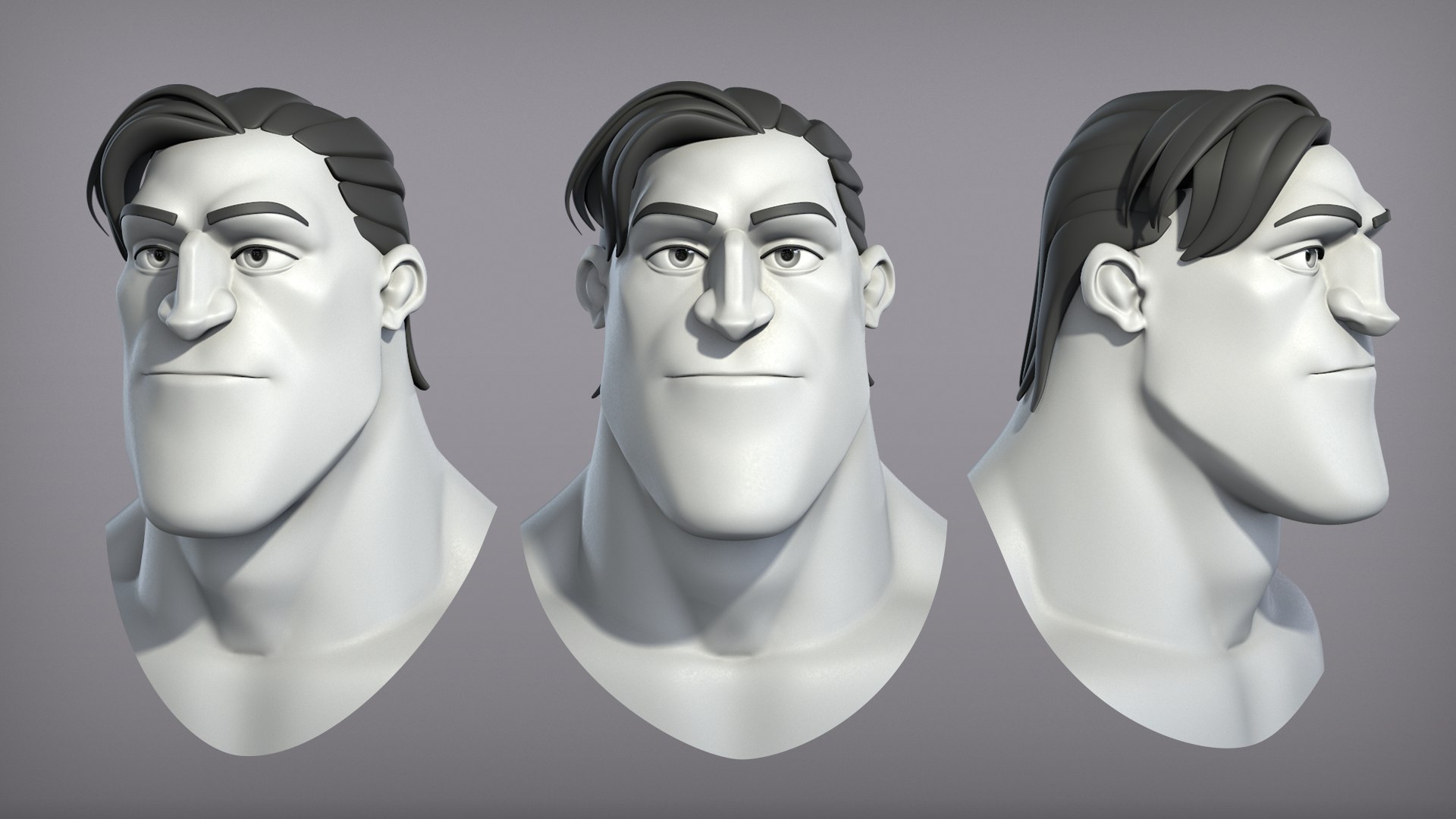 Cartoon Male Character 3D Model - TurboSquid 1682592