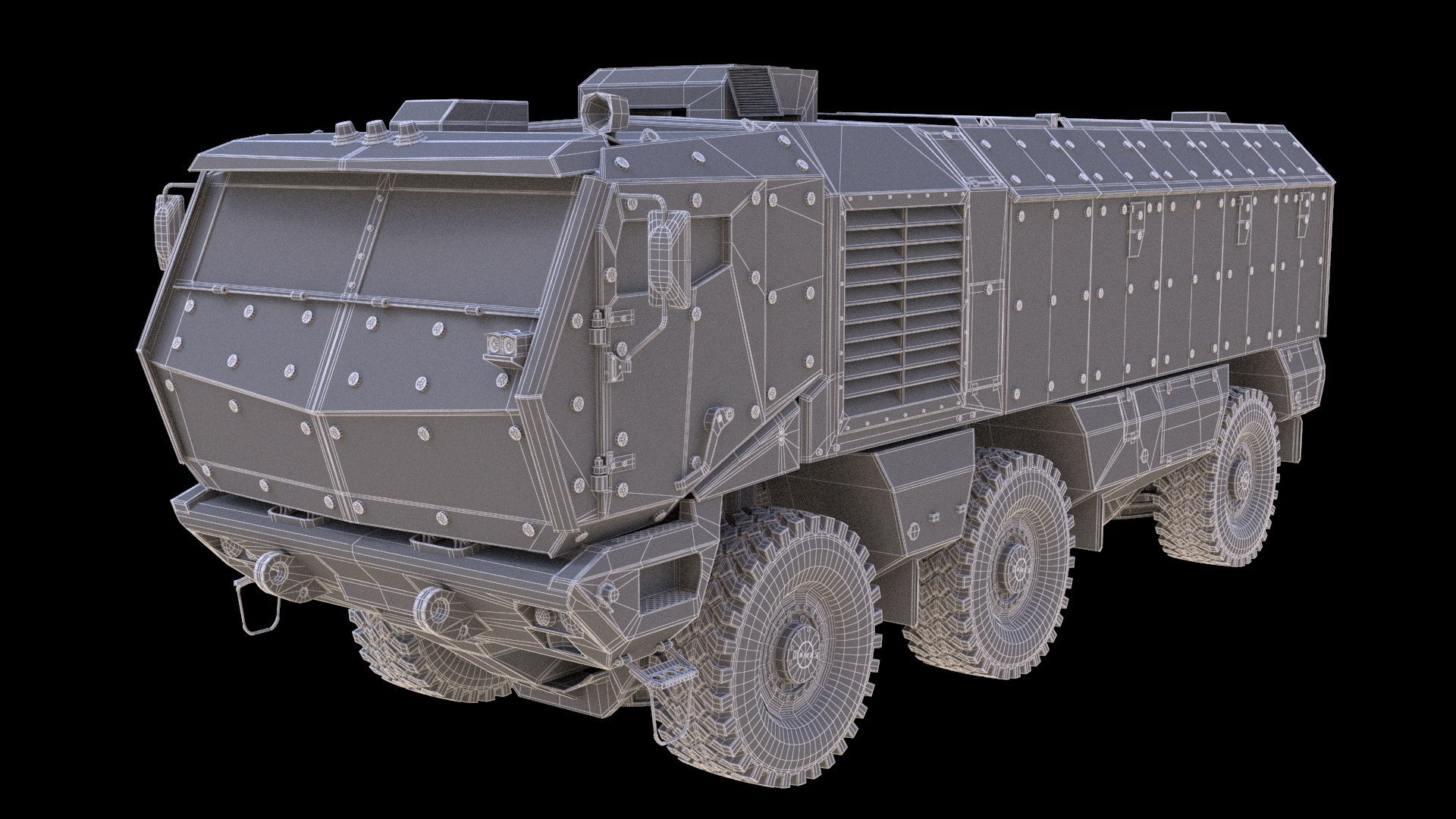 kamaz typhoon mrap 3d max
