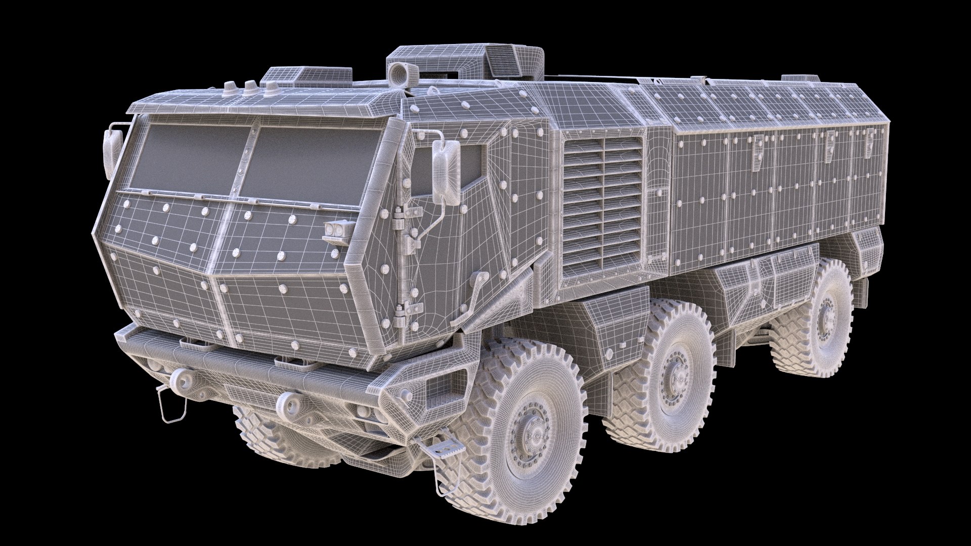 kamaz typhoon mrap 3d max