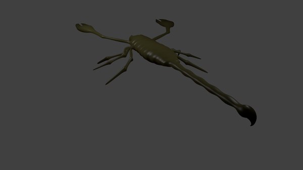 3d common scorpion