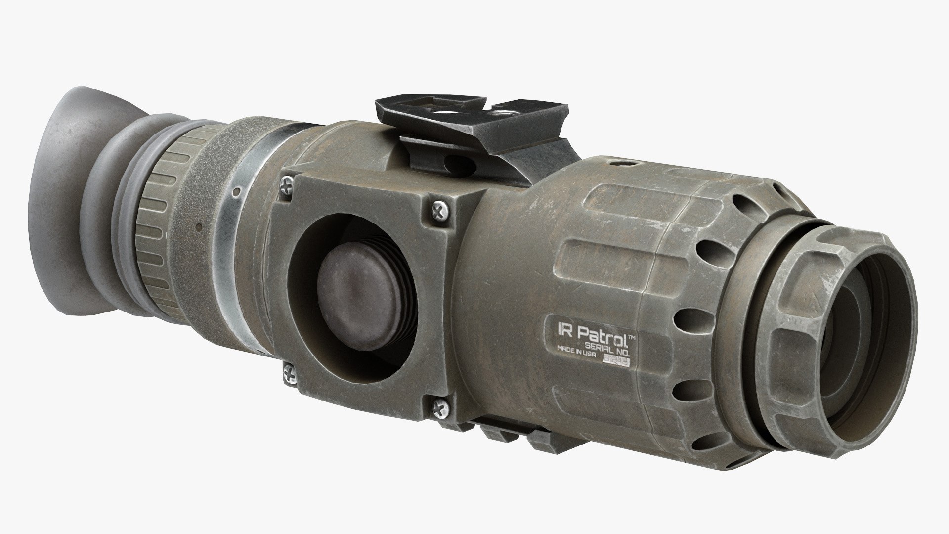 Thermal weapon scope trijicon 3D - TurboSquid 1583764