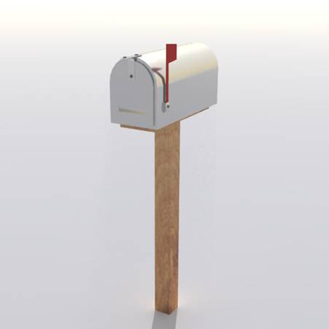 3D Classic Mailbox - TurboSquid 1172784