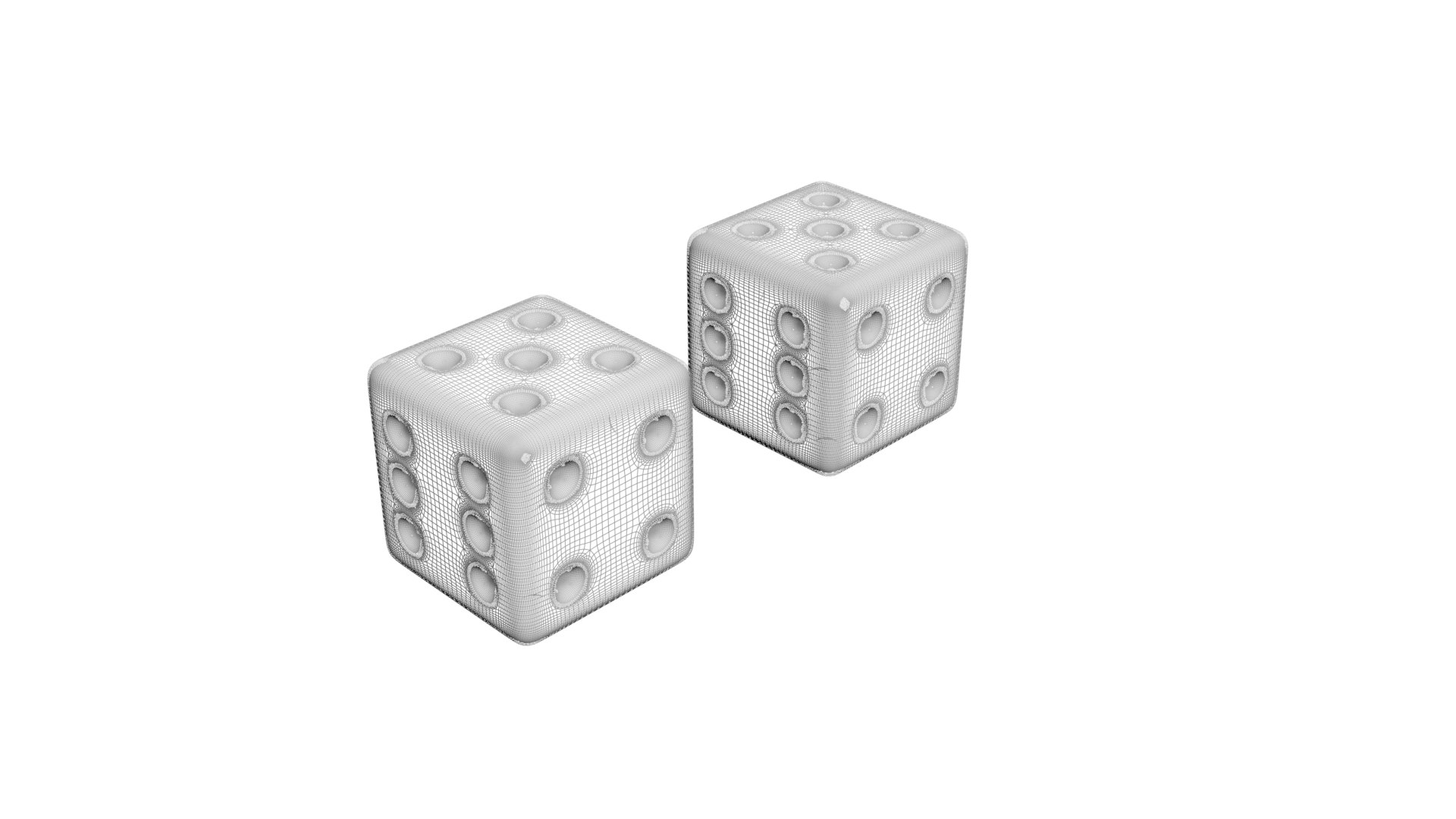 3D Model 6 Edged Dices - TurboSquid 1714548