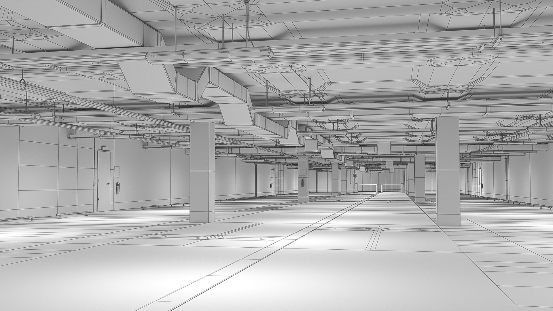 Low Poly Modular Parking 3D Model - TurboSquid 2365380