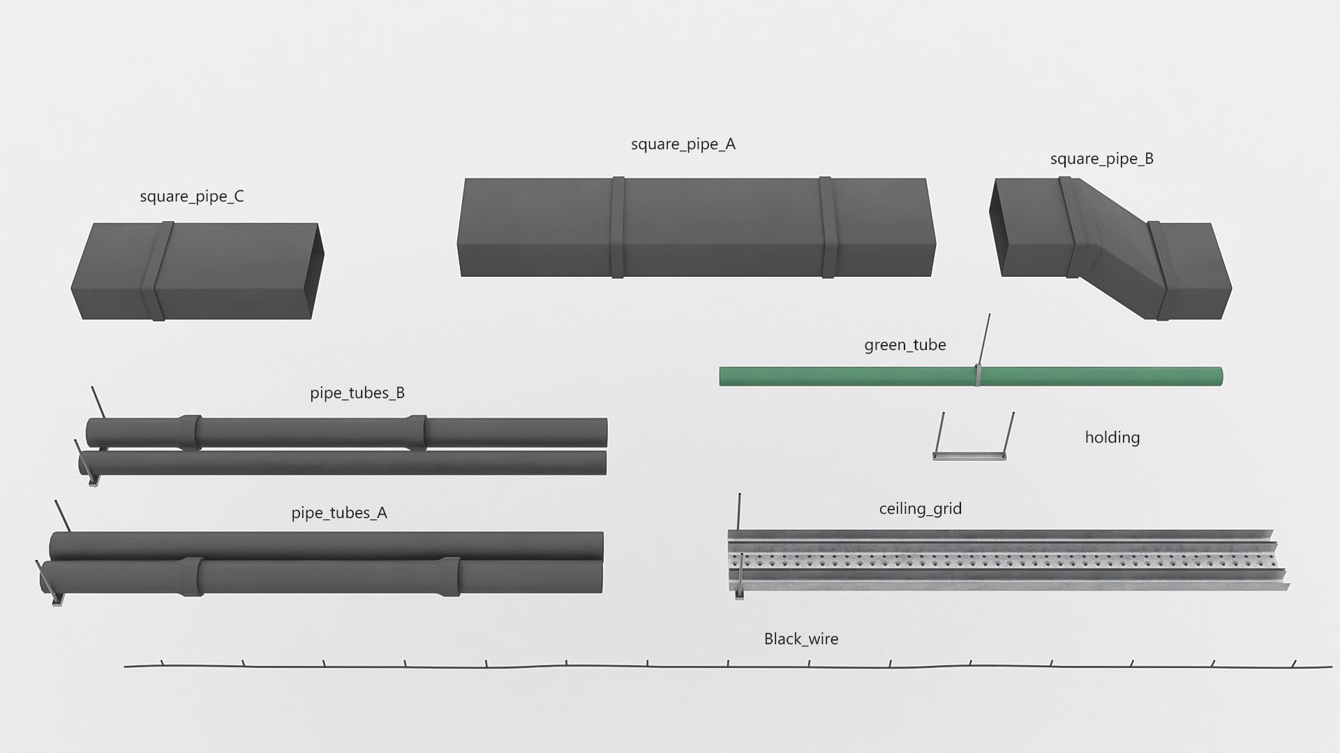 Low Poly Modular Parking 3D Model - TurboSquid 2365380