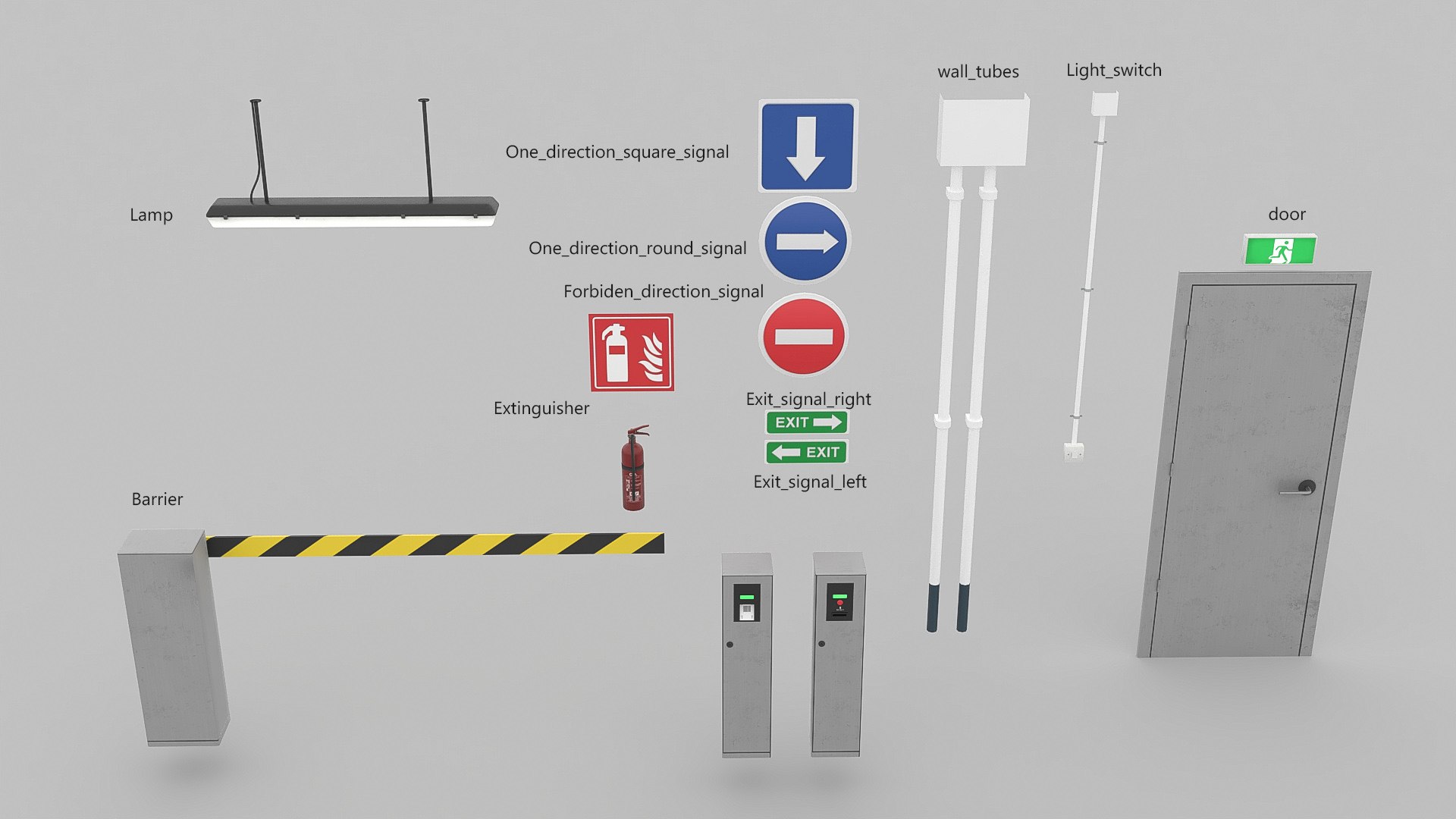 Low Poly Modular Parking 3D Model - TurboSquid 2365380