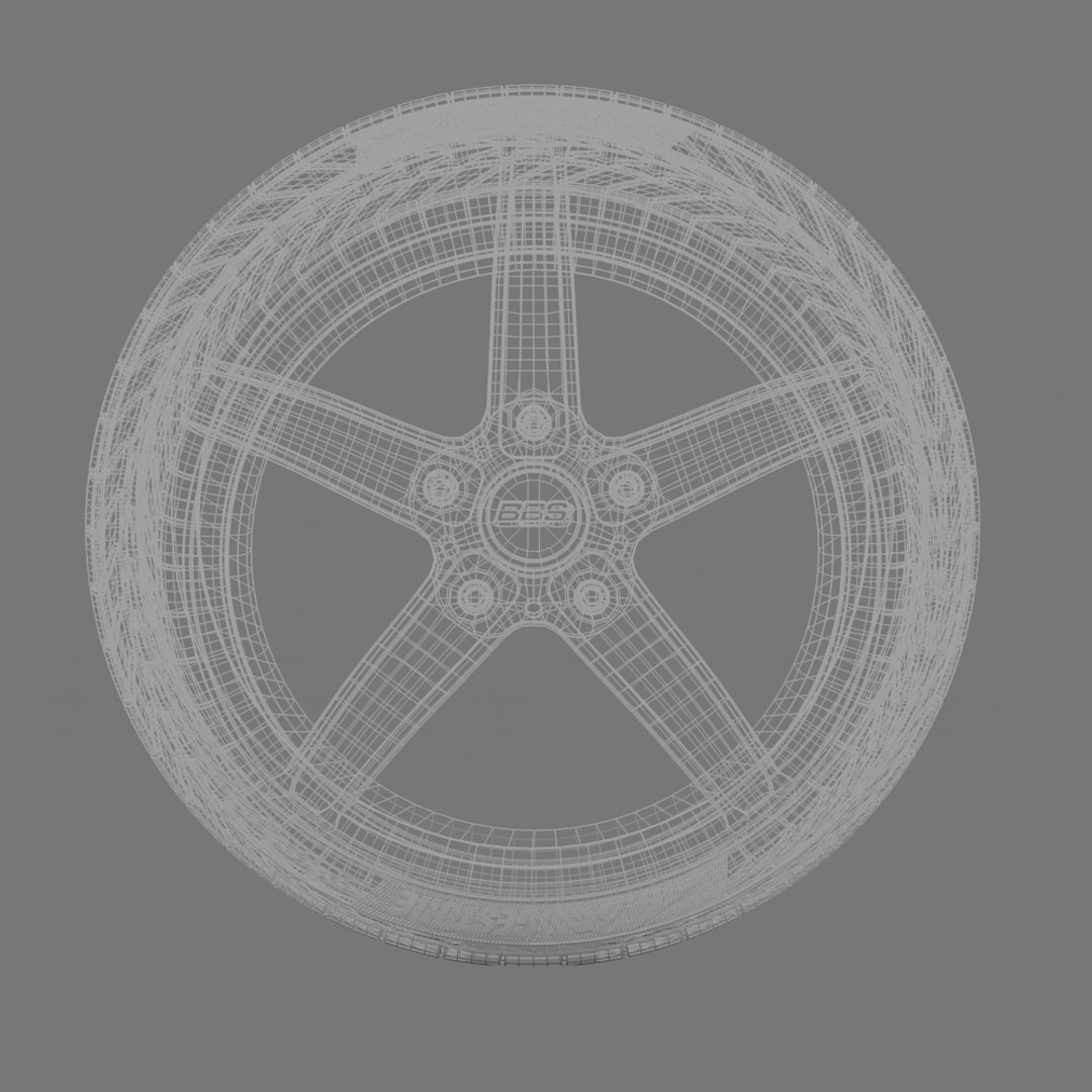 Car Wheel 3d Model
