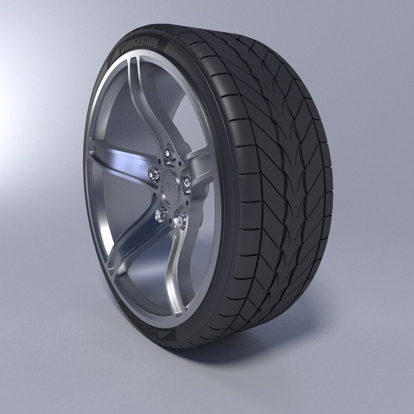 car wheel 3d model