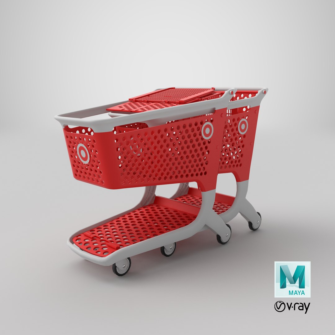 Plastic Shopping Carts 01 Model - TurboSquid 1618582