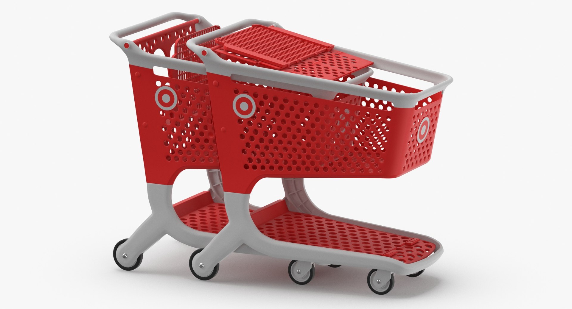 Plastic Shopping Carts 01 Model - TurboSquid 1618582