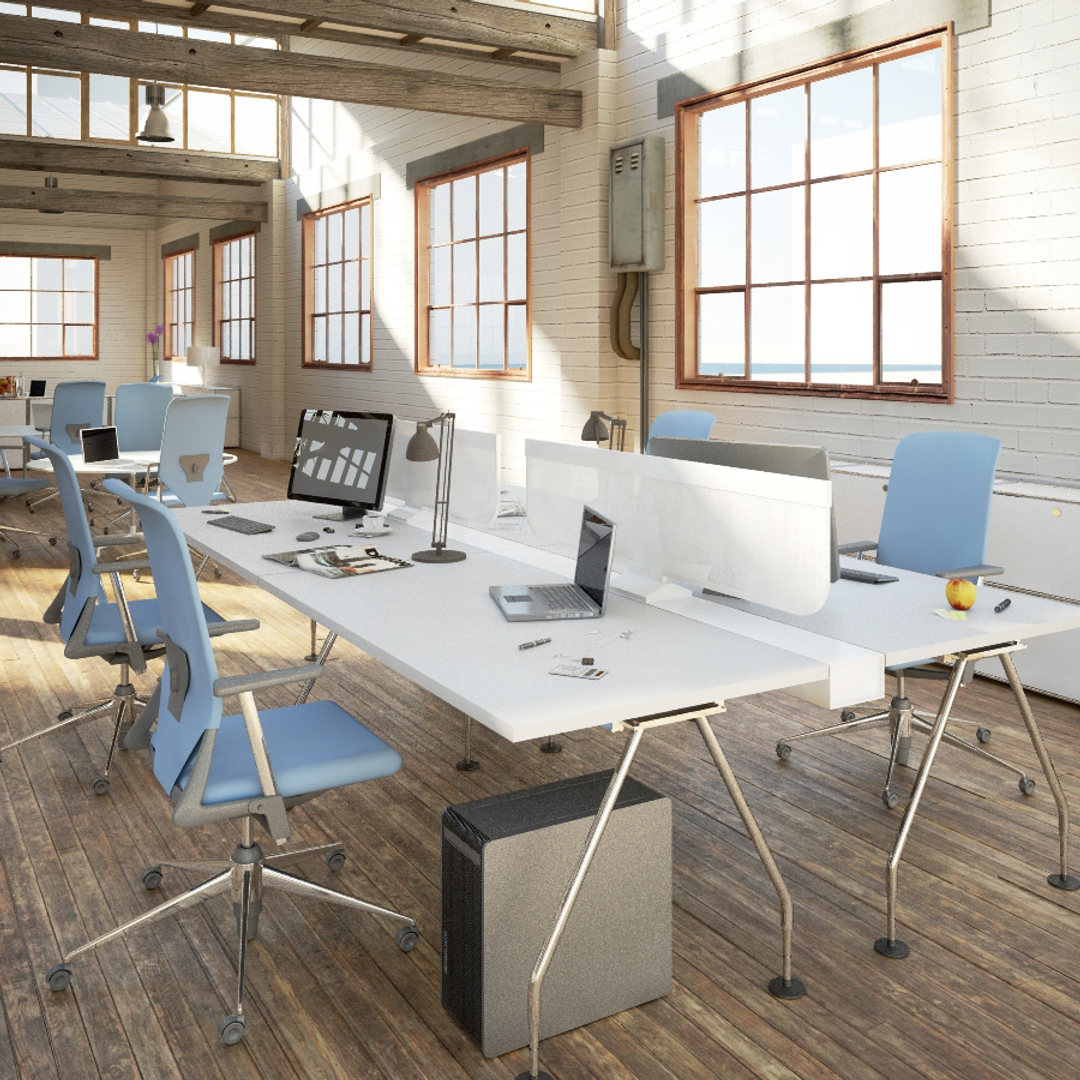3d office interior model
