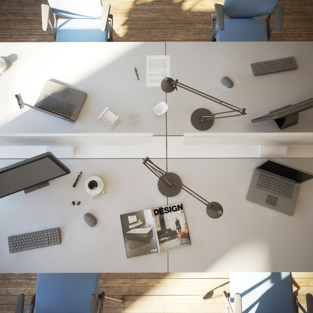 3d Office Interior Model