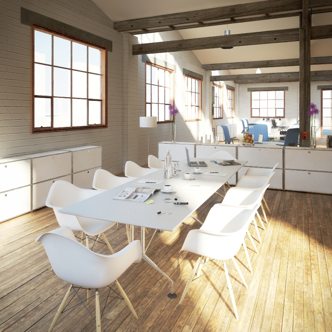 3d office interior model