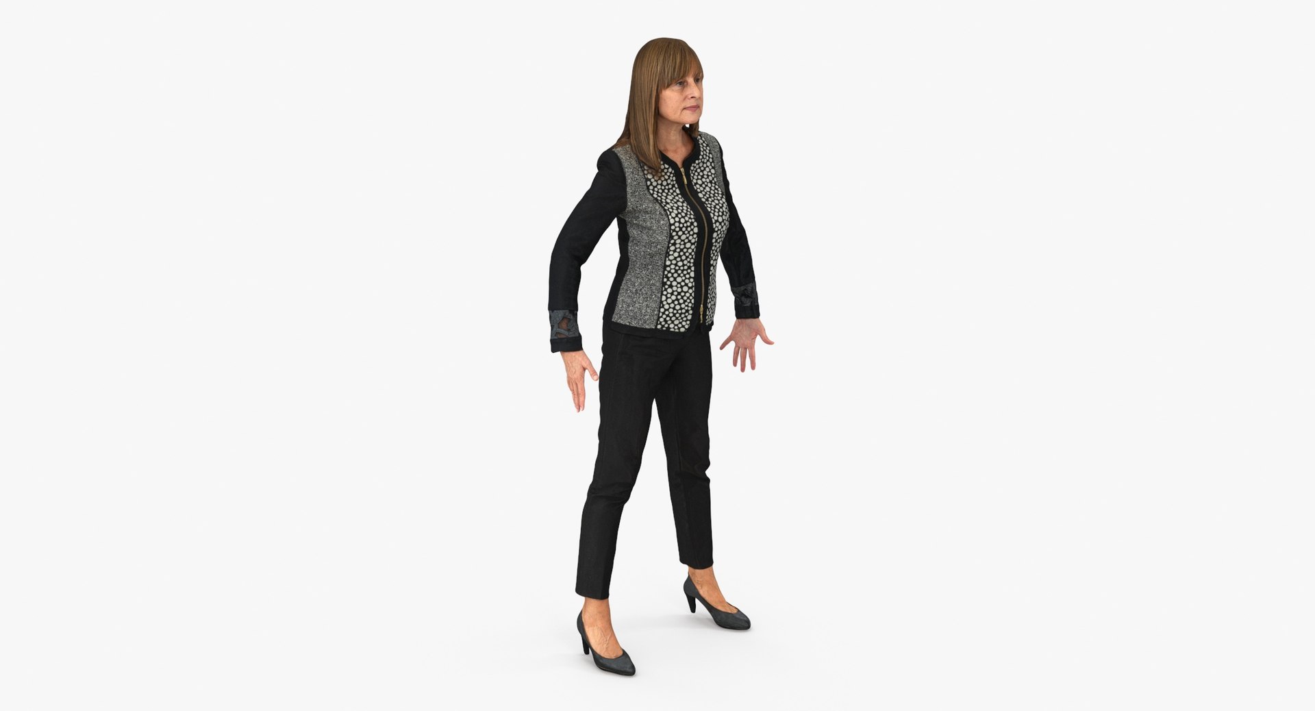 3D Jessica Business A Pose - TurboSquid 2016729