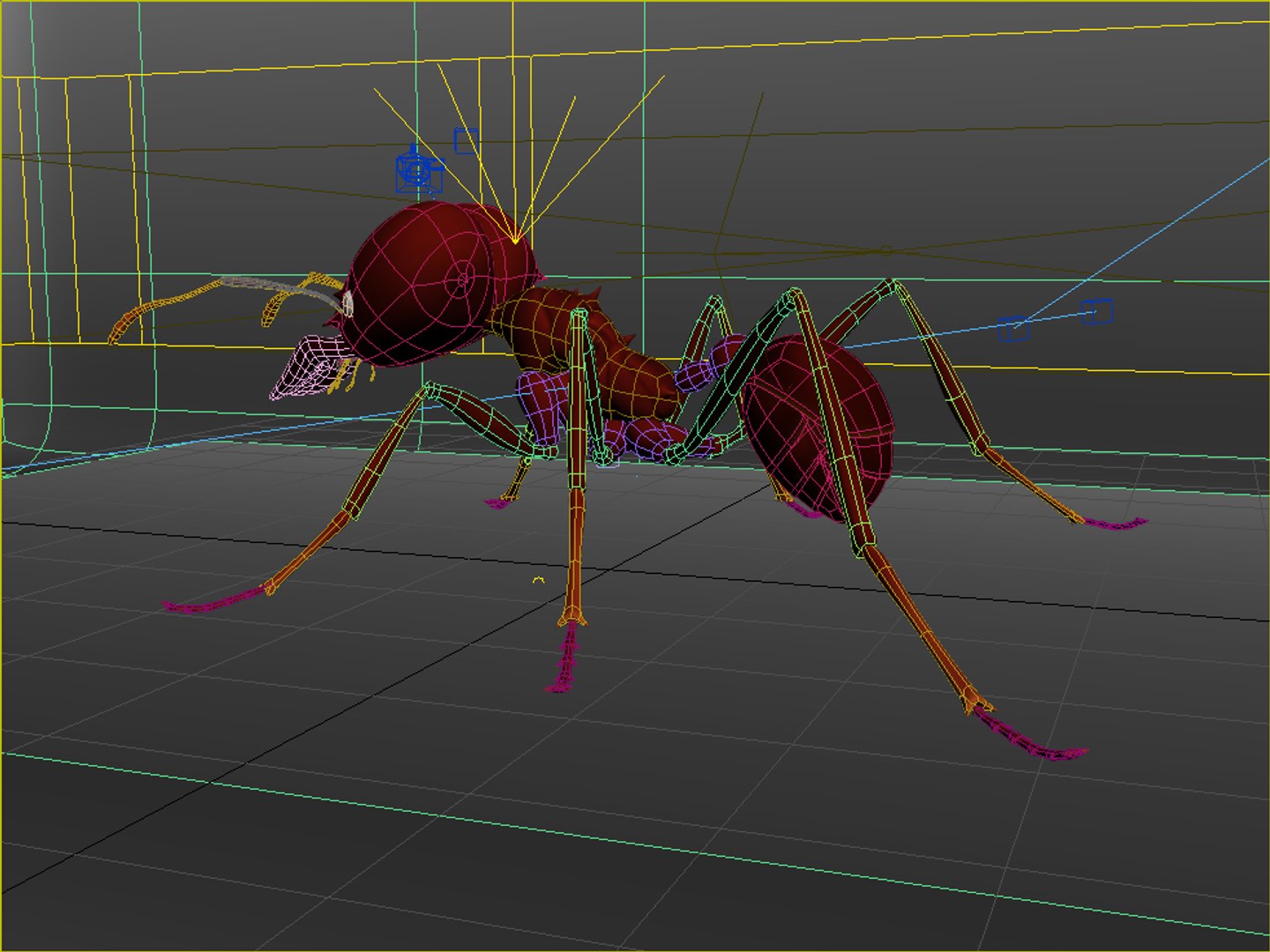 3d Ant Atta Laevigata Model