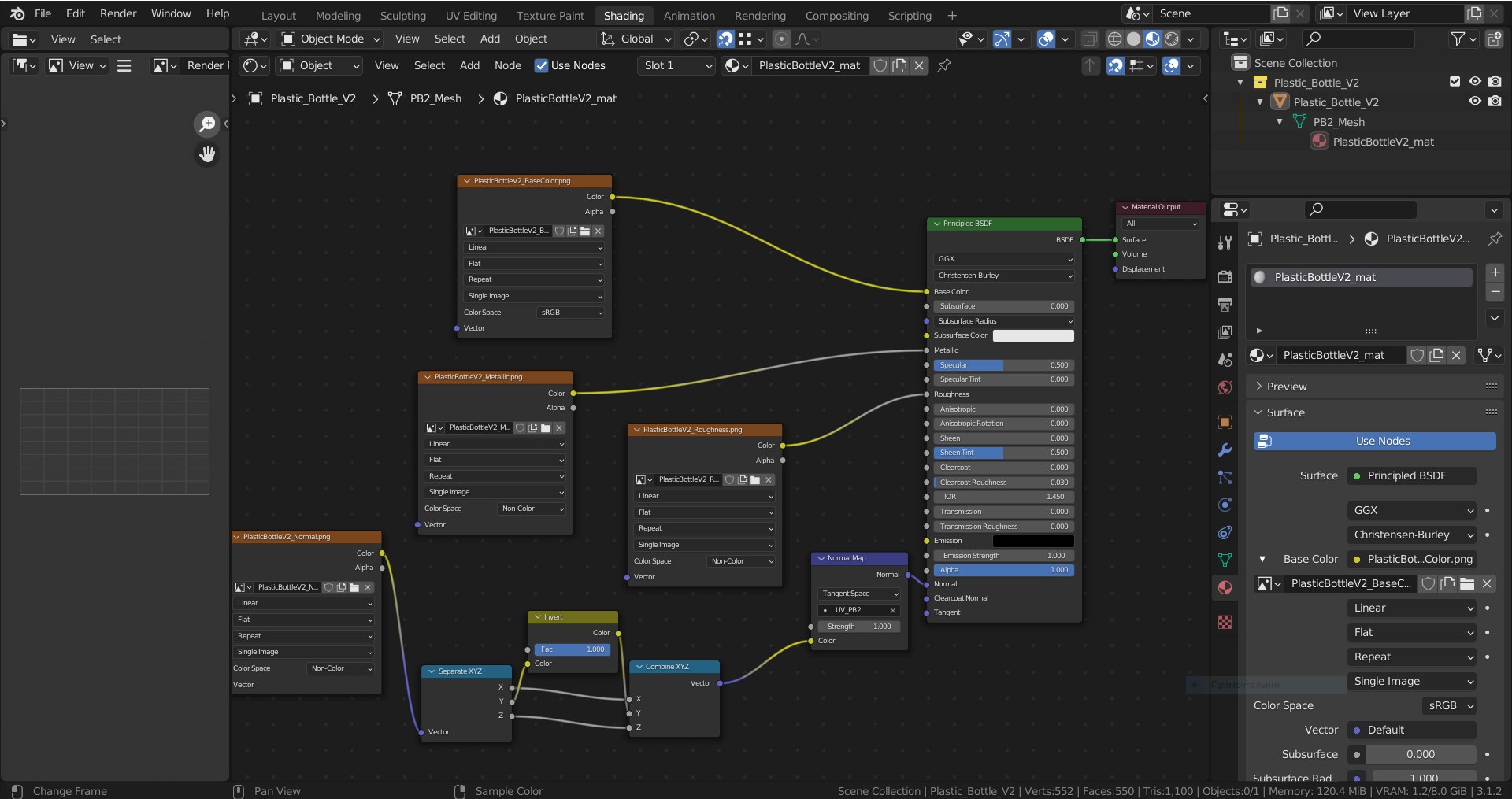 Plastic Bottle V2 3D model - TurboSquid 1890759