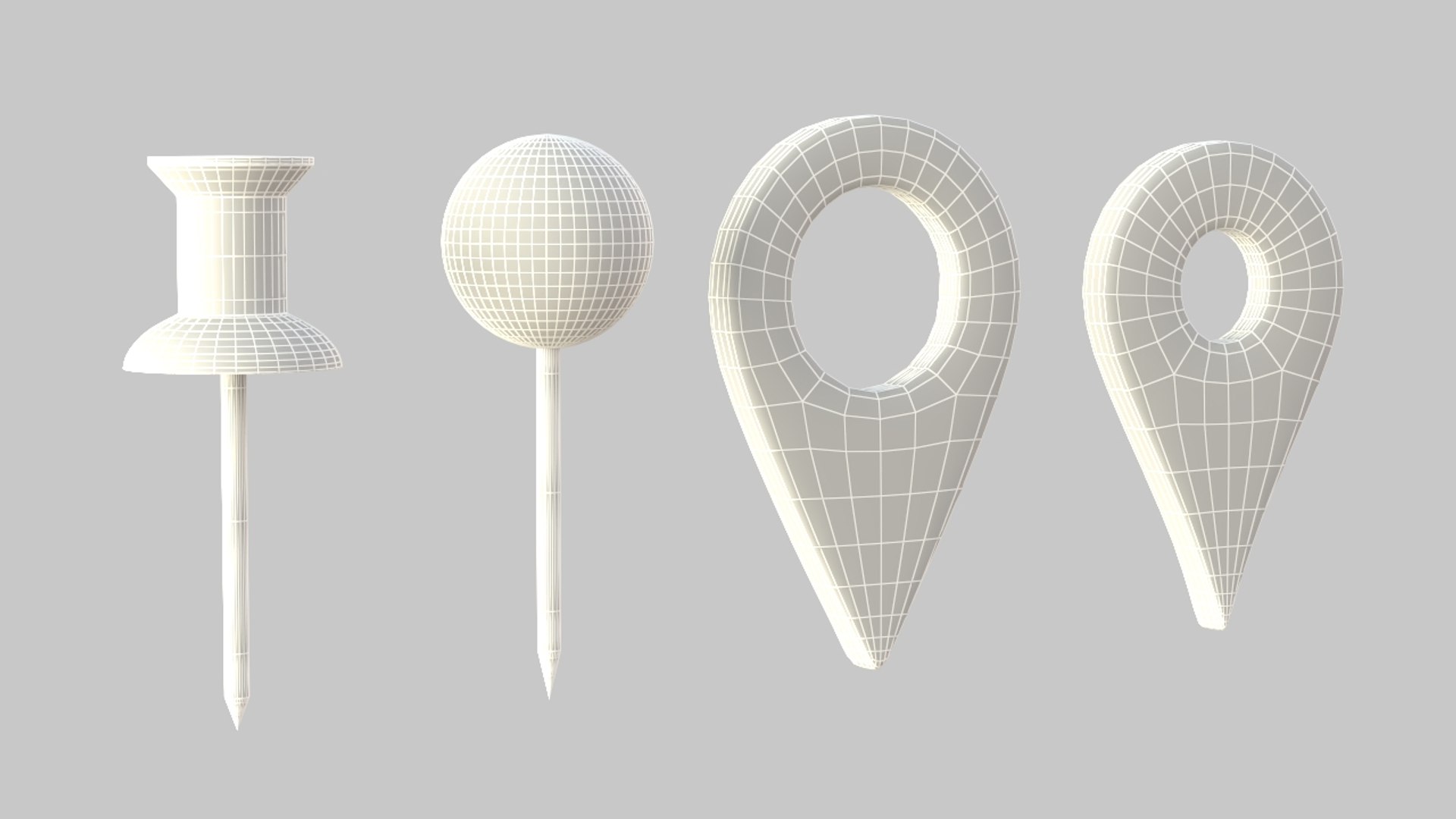 3D Navigation Symbols Collection Model - TurboSquid 2379582