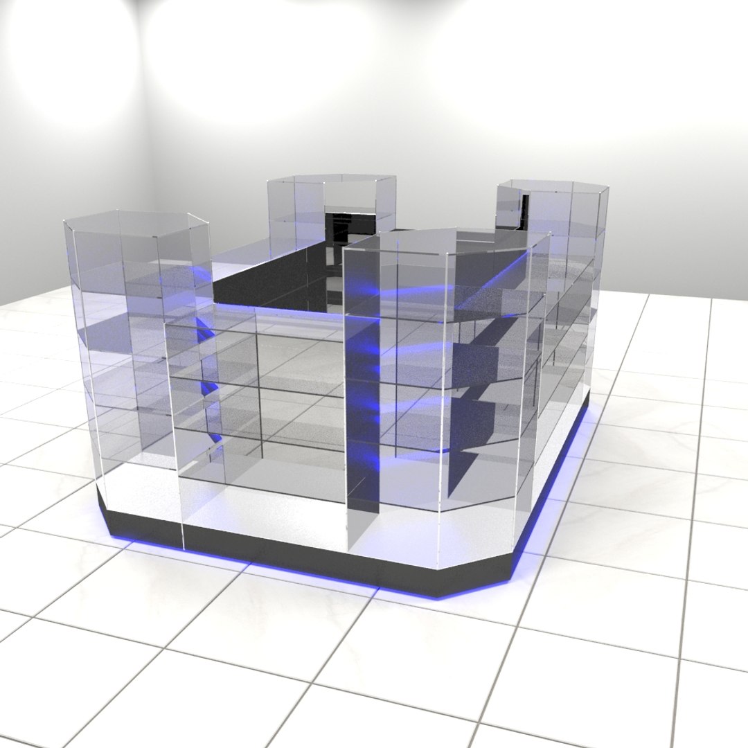 Glass Stand 3D Model - TurboSquid 1222772