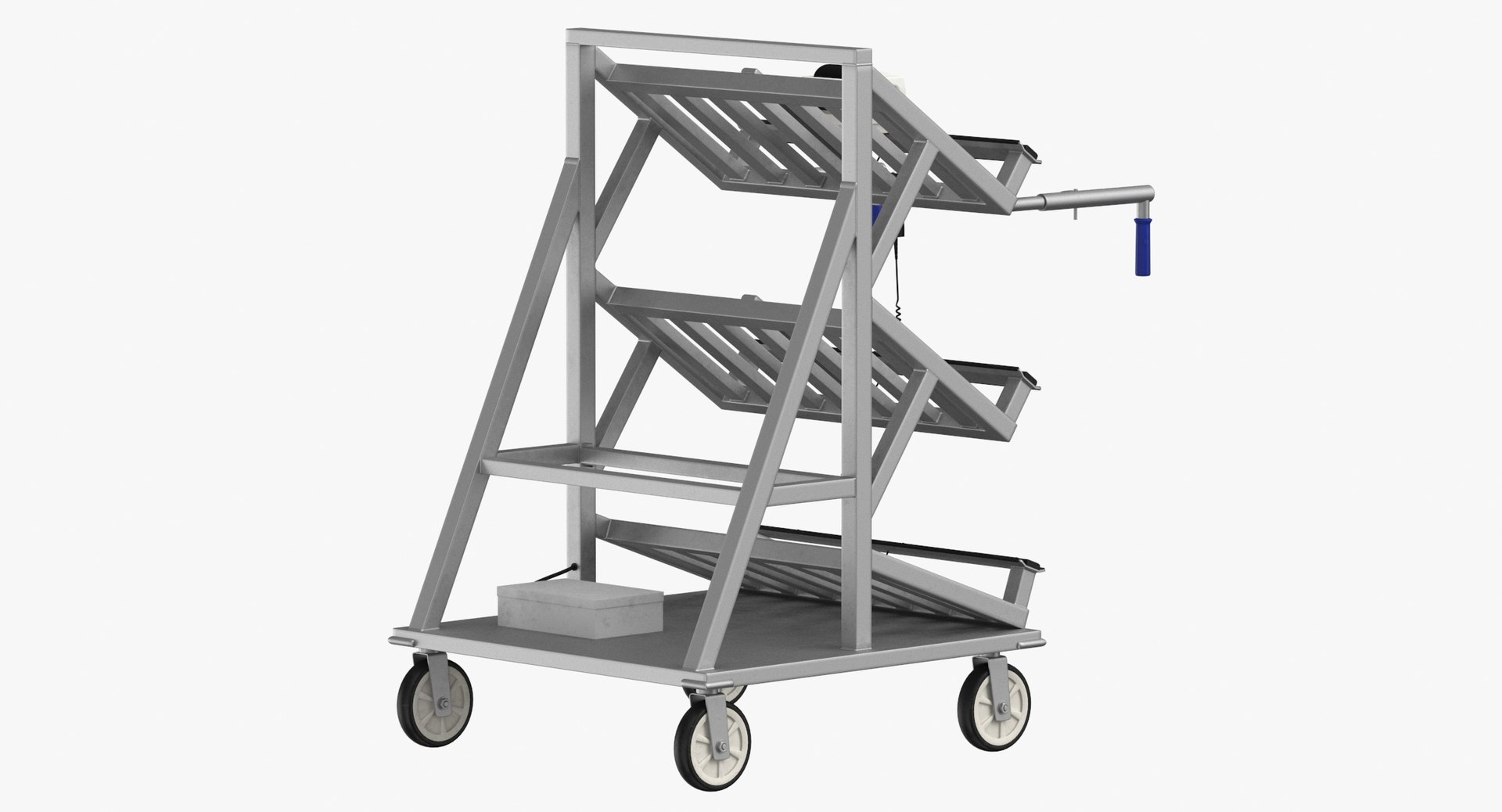 Automated Batch Picking Cart Empty and Full 3D model - TurboSquid 2013584