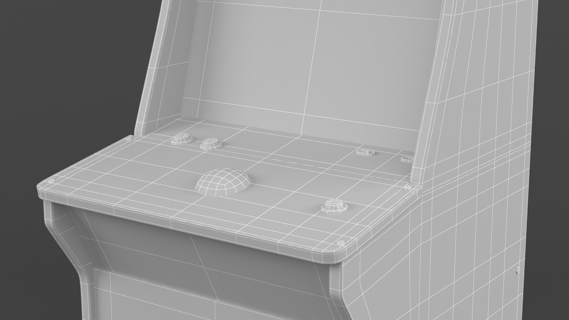 Retro Arcade Machine 3D - TurboSquid 2123436
