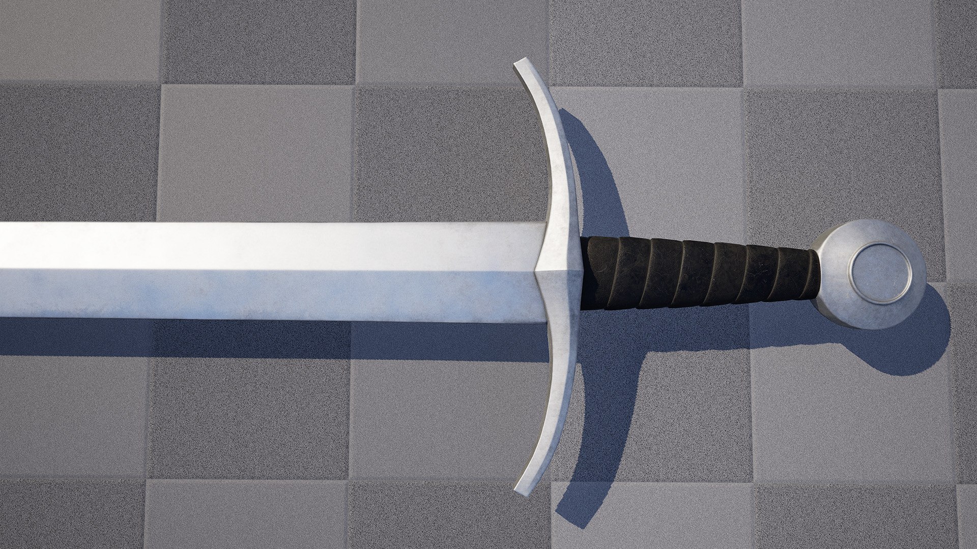 Medieval Sword 04 Low Poly Plus Old Texture And Sheath 3D Model ...