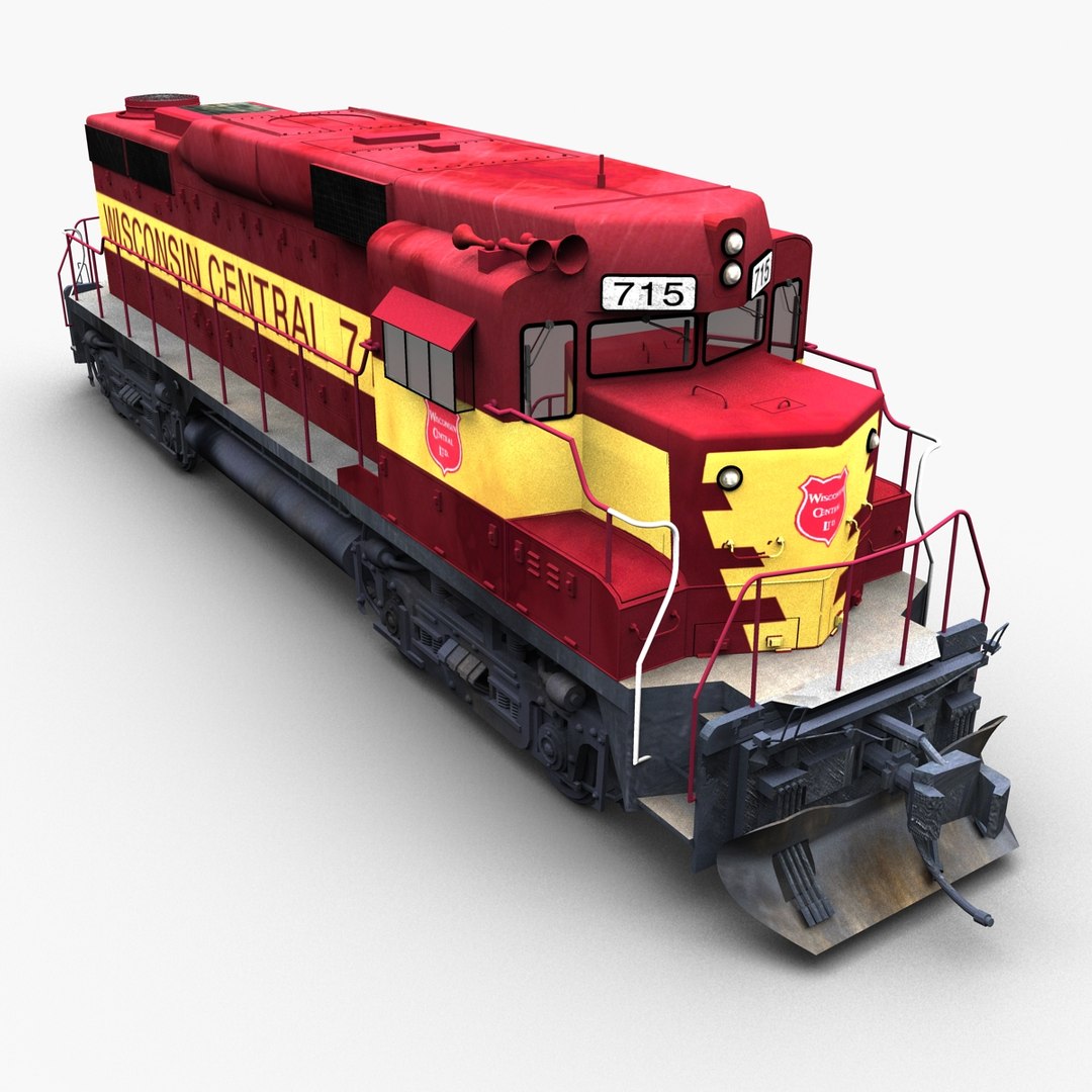3dsmax Gp30s Locomotive Central