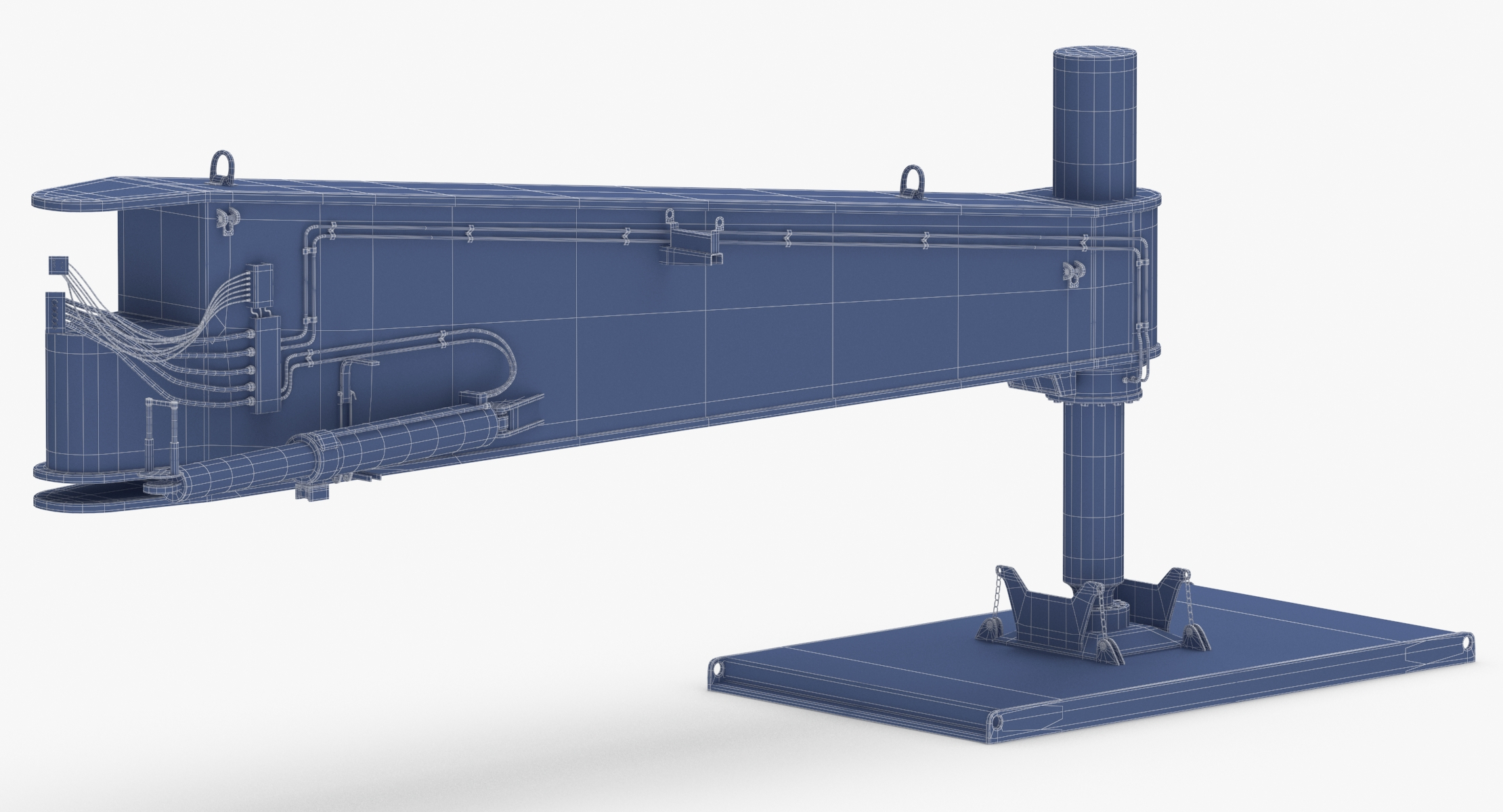 Crane outrigger large 04 model - TurboSquid 1680022