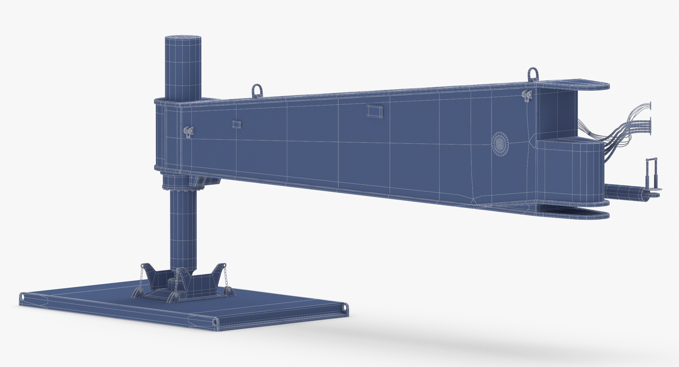 Crane outrigger large 04 model - TurboSquid 1680022