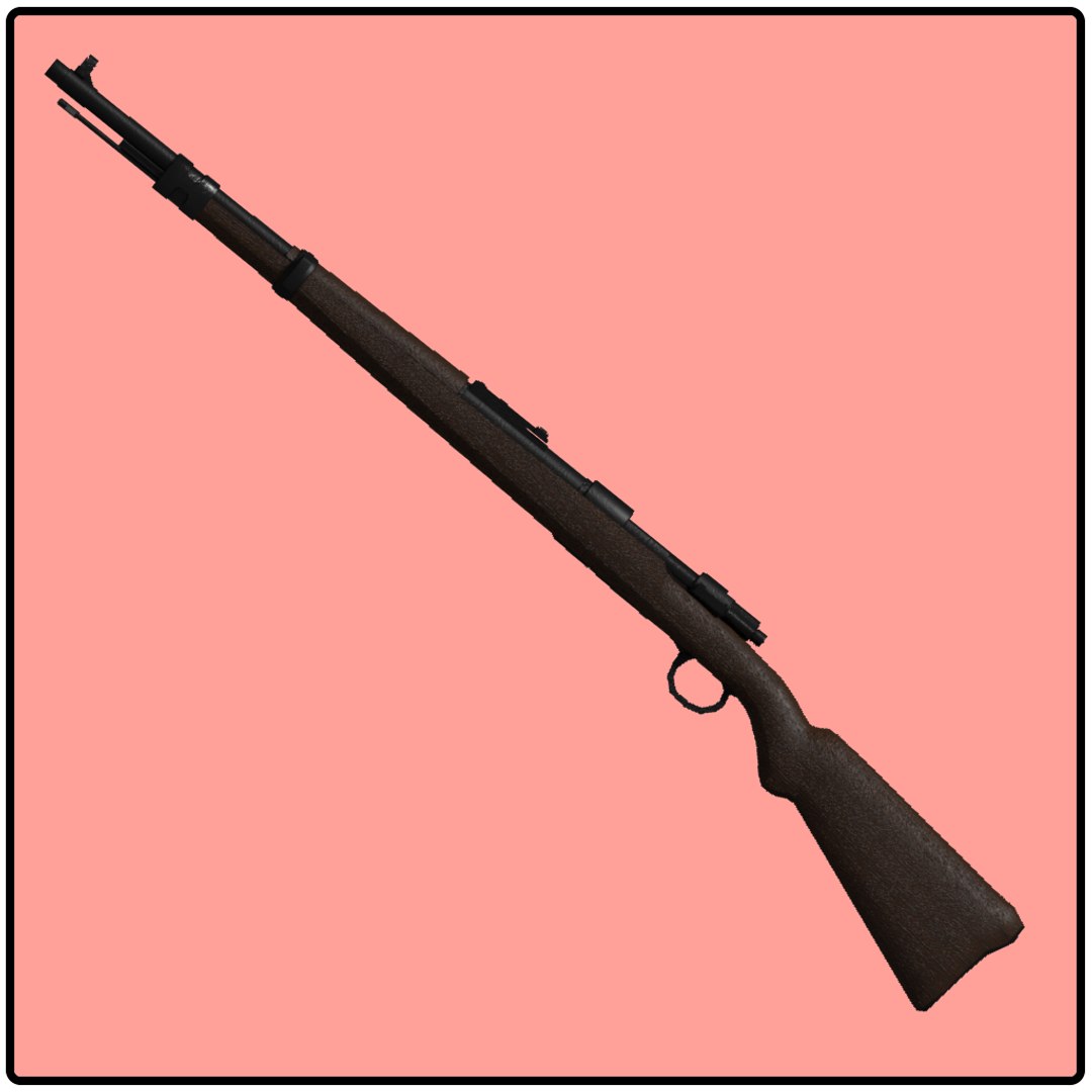 3D Kar Rifle Ww2 Modular Model - TurboSquid 1176990