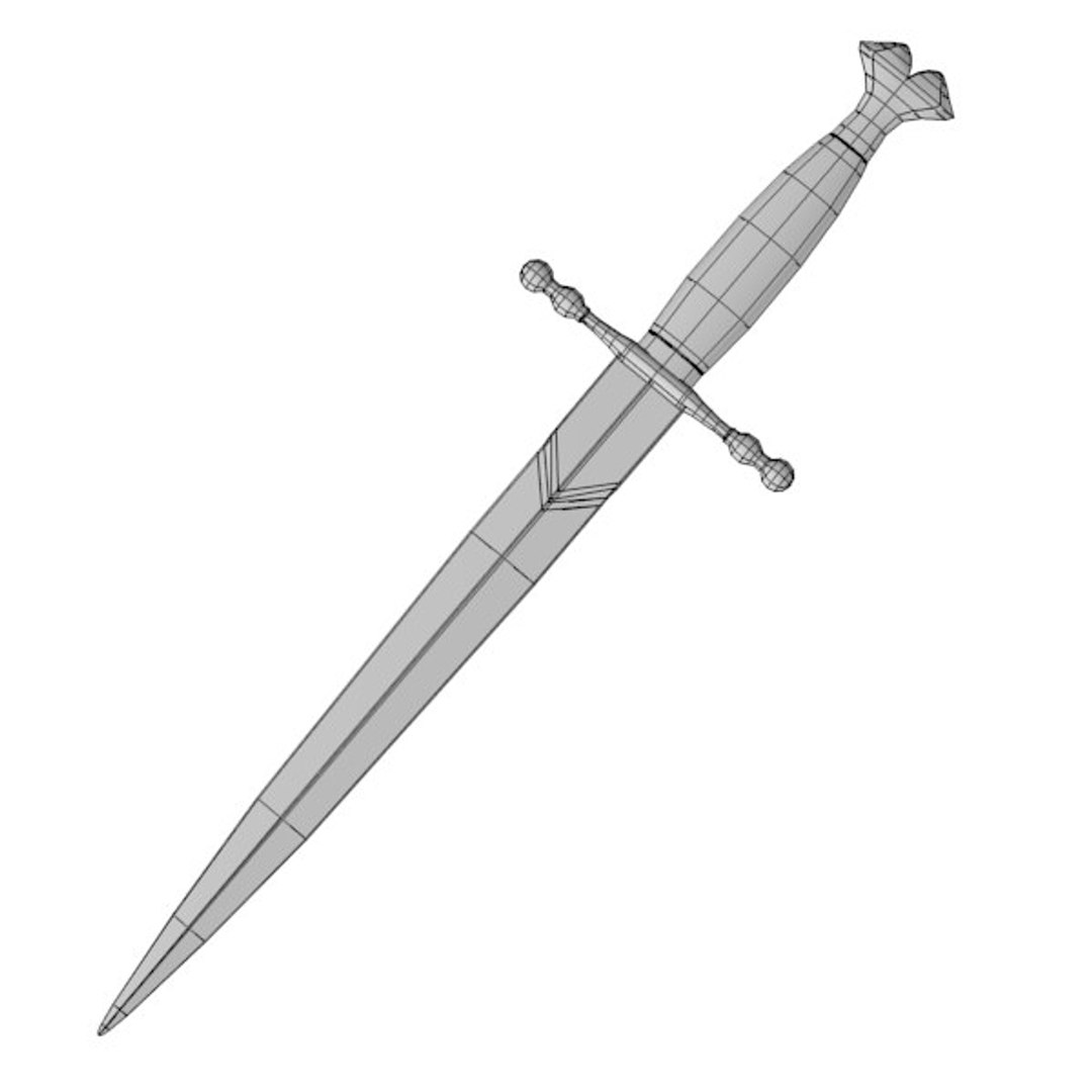 3d Dagger Model