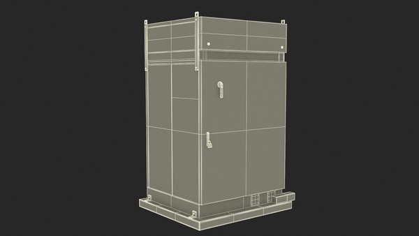 modelo 3d Paquete de energía de la caja del inversor Tesla - TurboSquid ...