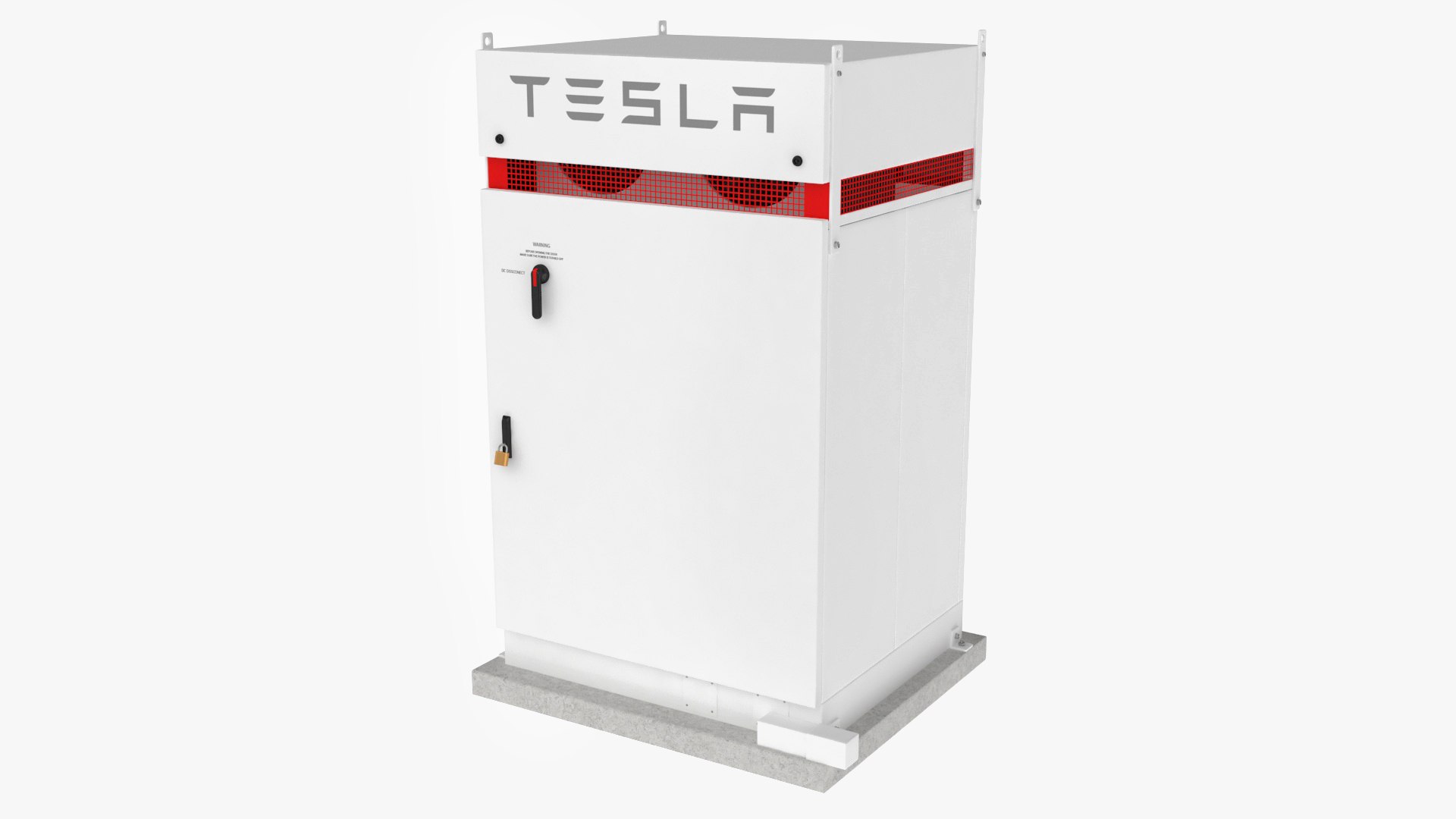 3D Tesla Inverter Box Powerpack - TurboSquid 2151633