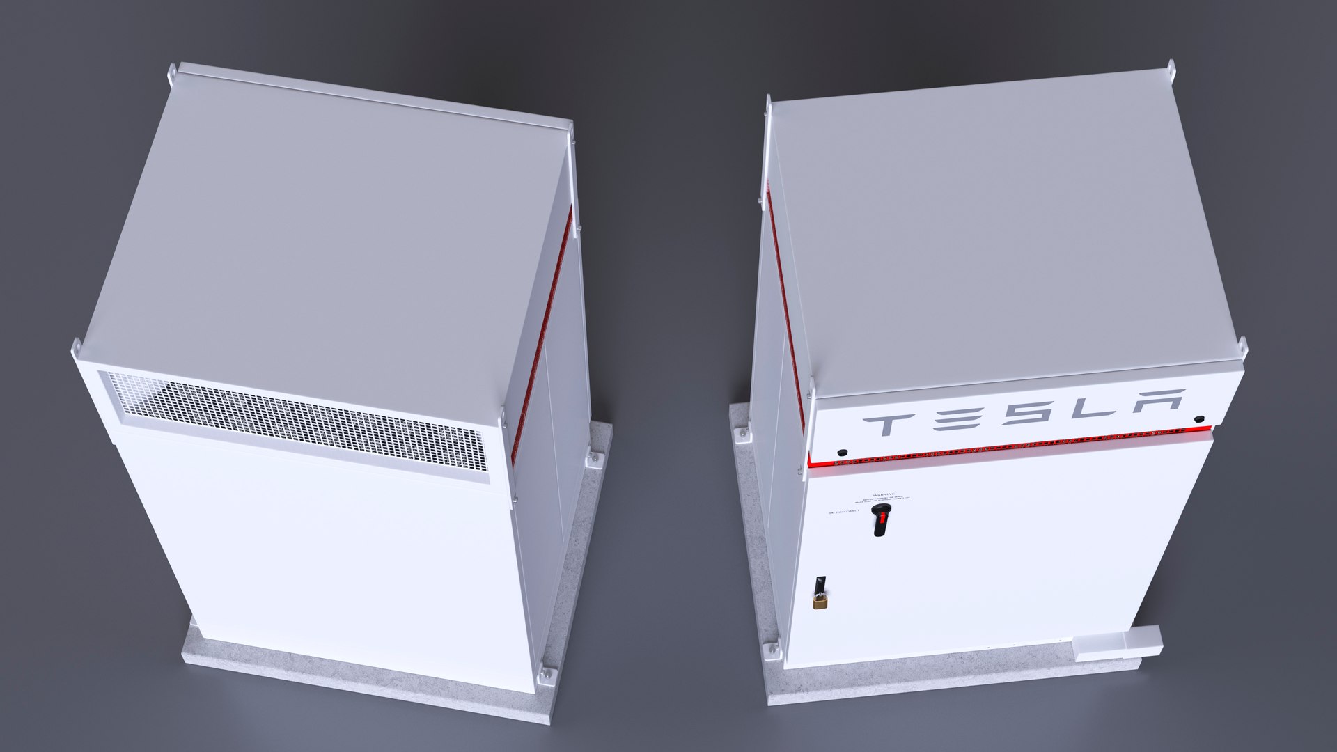 3D Tesla Inverter Box Powerpack - TurboSquid 2151633