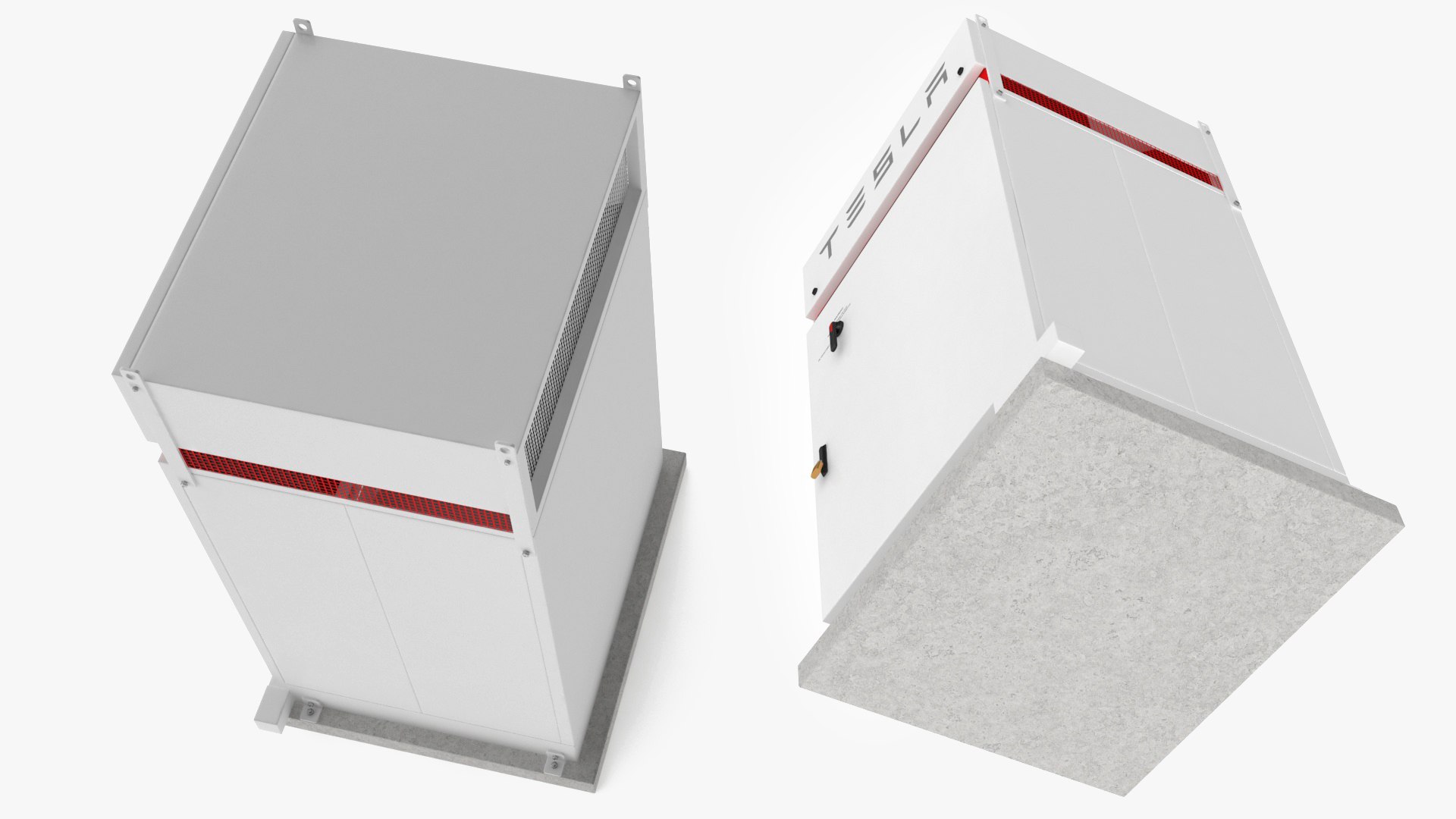 3D Tesla Inverter Box Powerpack - TurboSquid 2151633