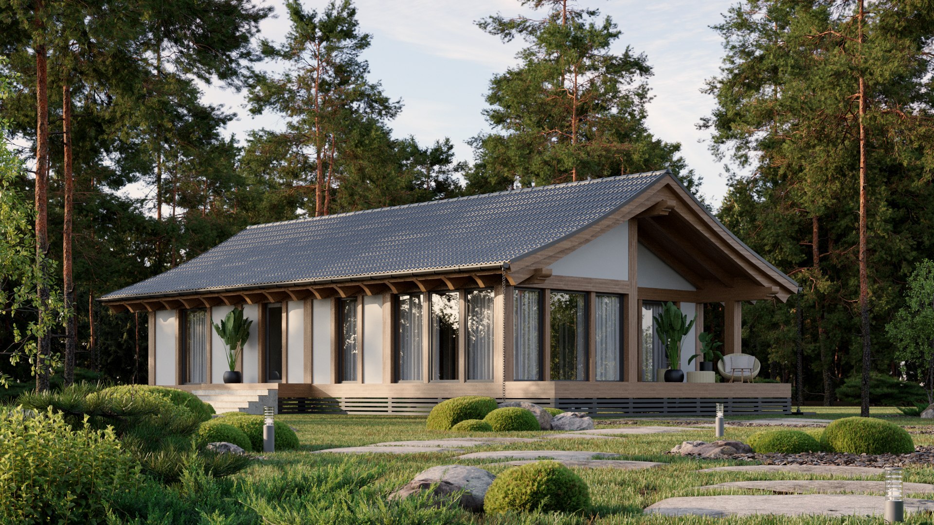 Asian Style Cottage House 1 3D Model - TurboSquid 2055552