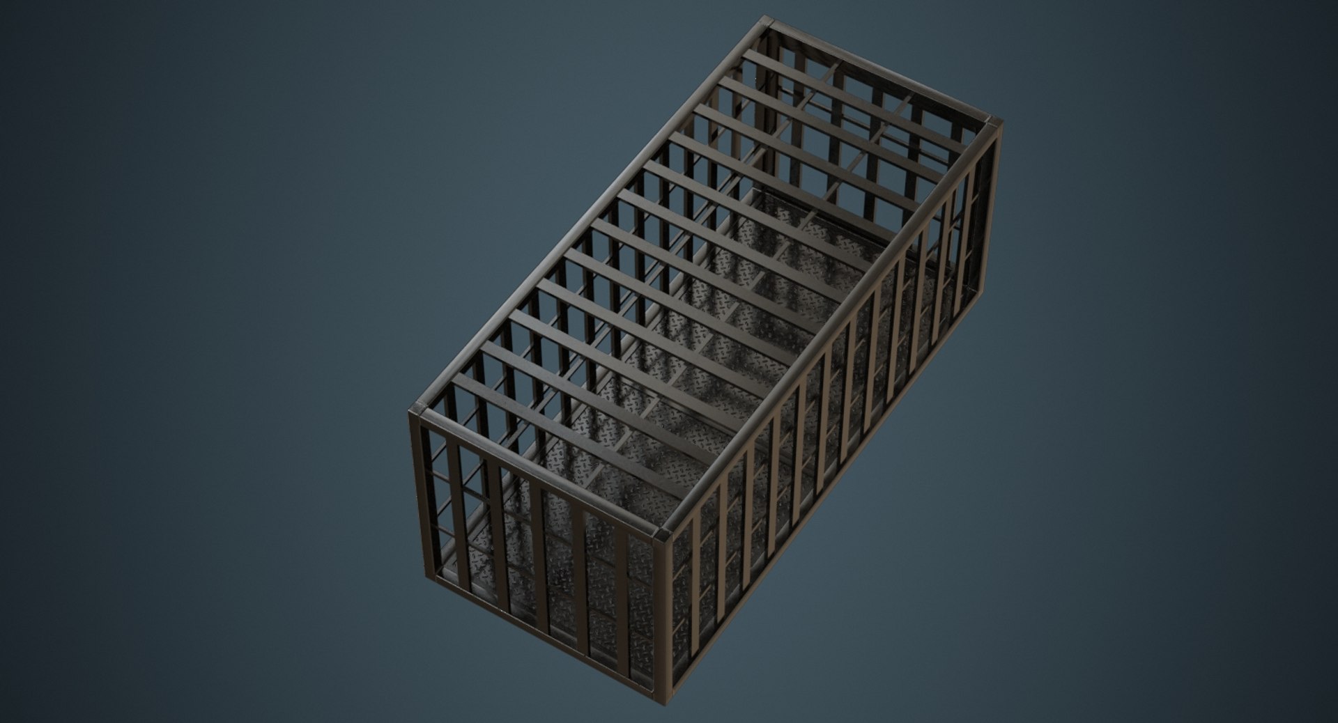 3D Model Cage Contains 1a - TurboSquid 1437333