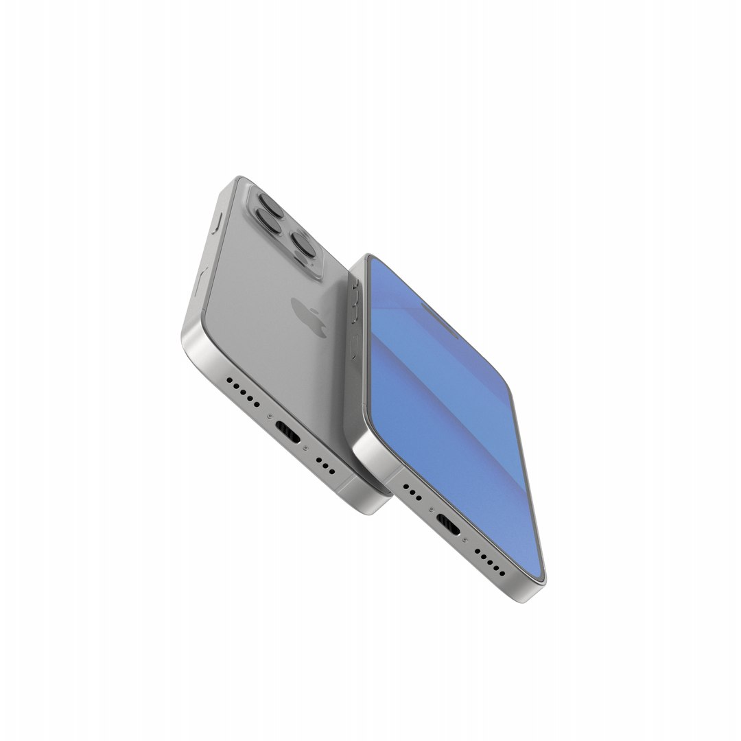 IPhone 14 Pro White Model - TurboSquid 1962145