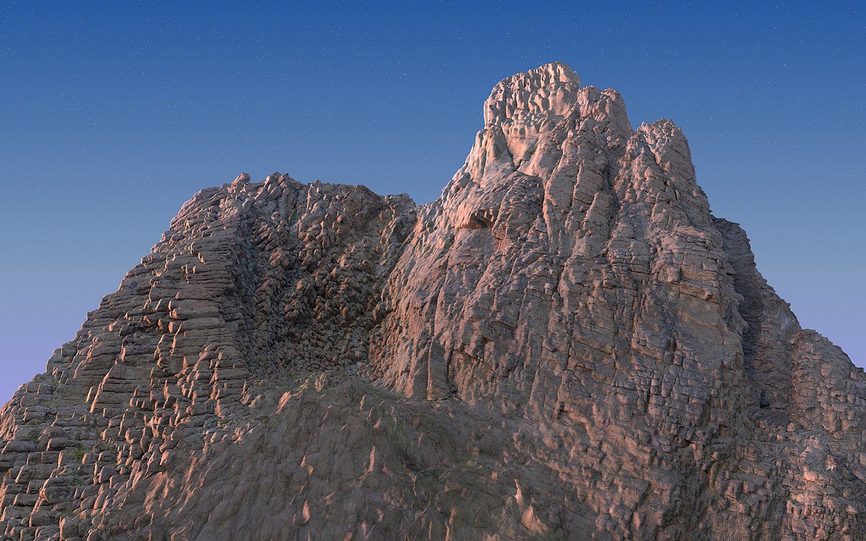 3d obj mountain hd