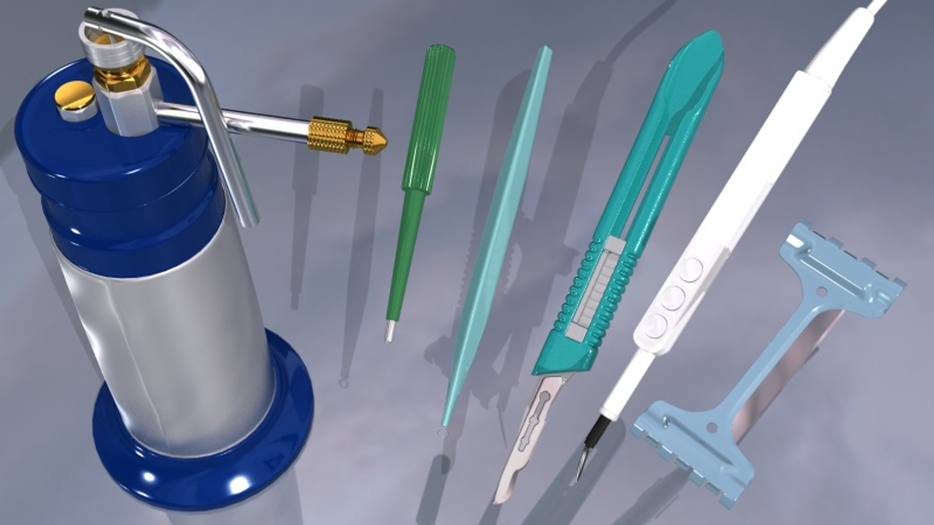 max set surgical biopsy skin