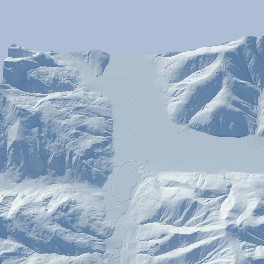 3d Terrain Realistic Model