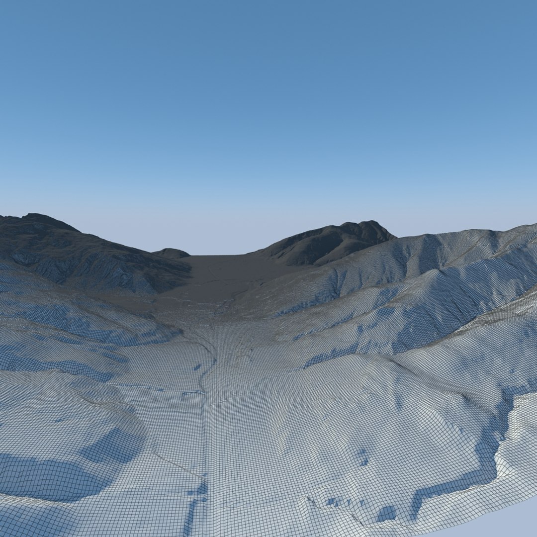 3d Terrain Realistic Model