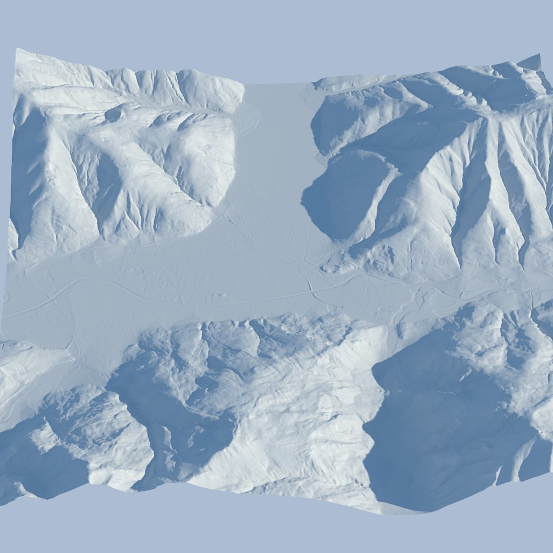 3d Terrain Realistic Model