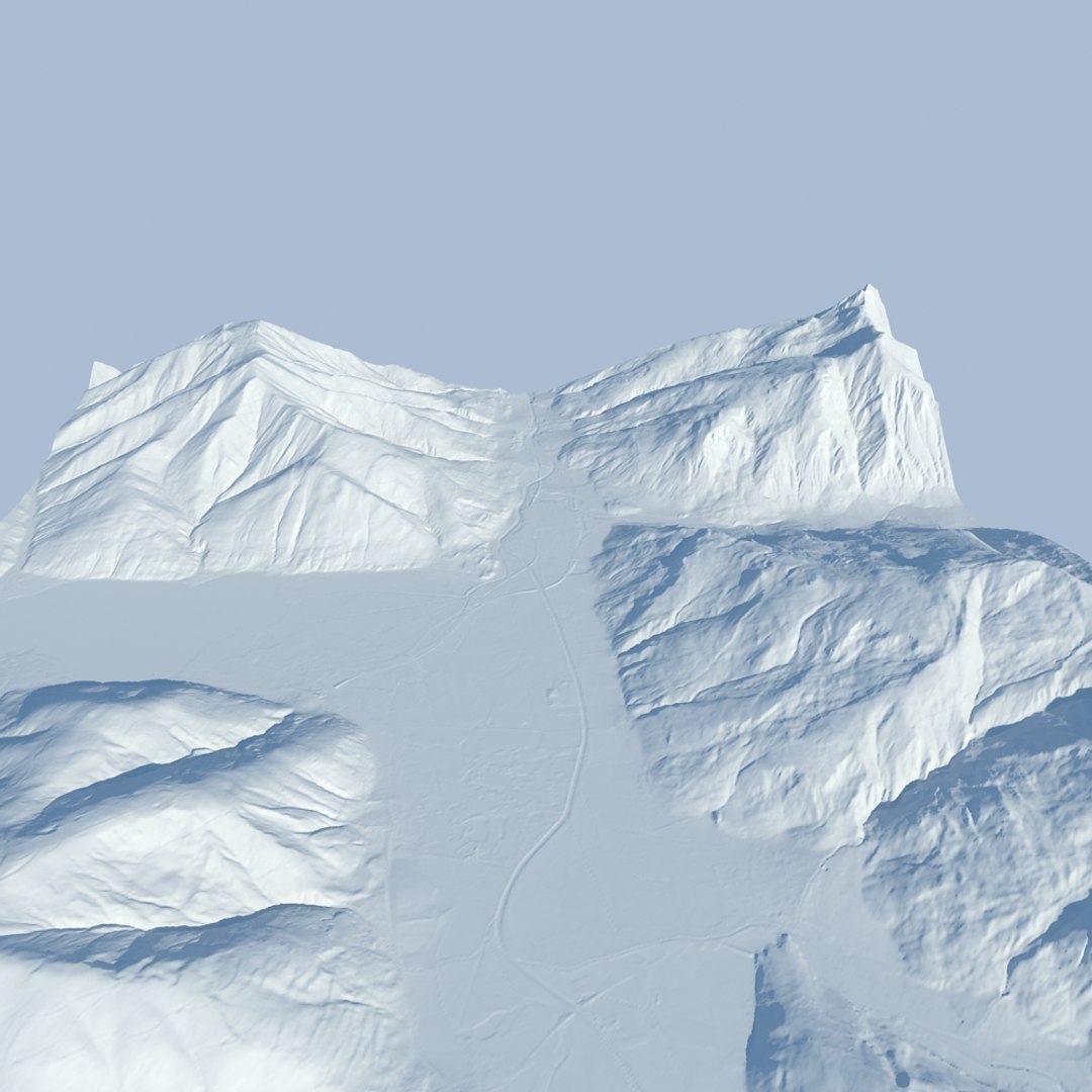 3d Terrain Realistic Model