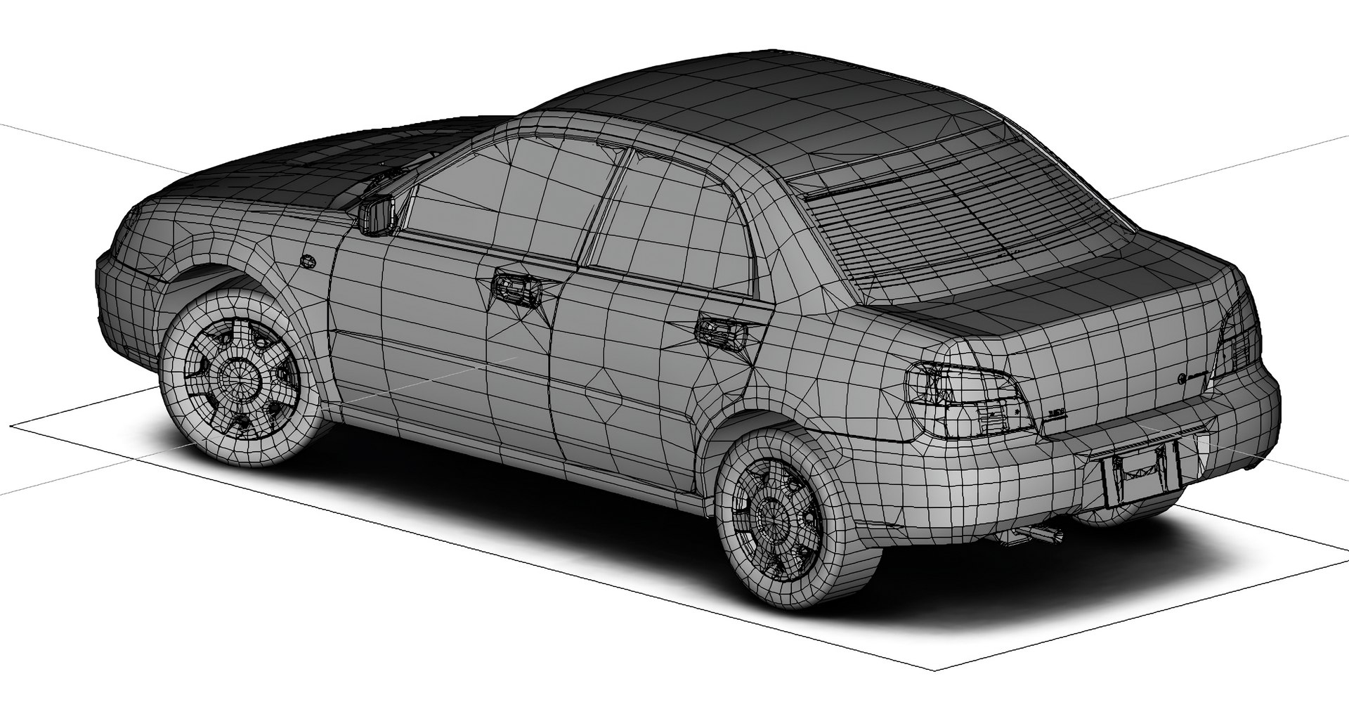 Subaru Impreza GDB 15I FWD JDM 2003 3D model - TurboSquid 2032094