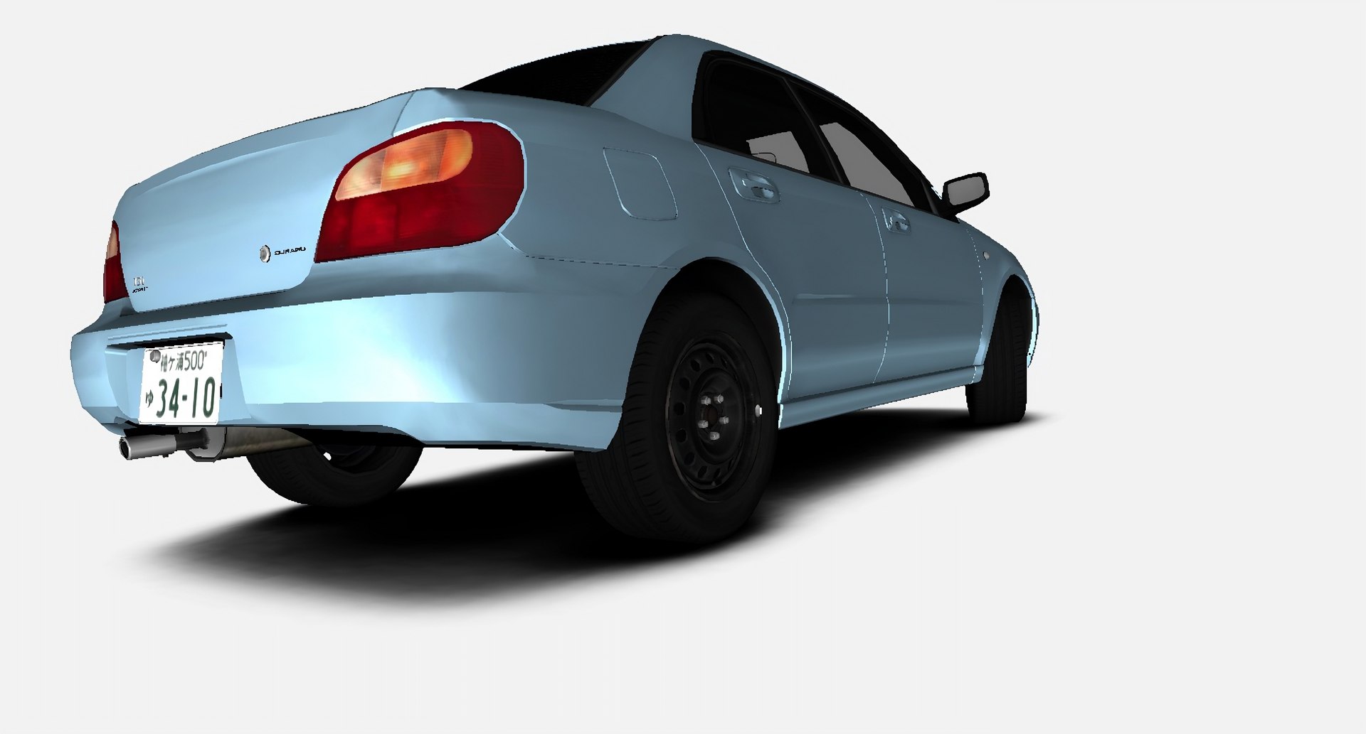 Subaru Impreza GDB 15I FWD JDM 2003 3D Model - TurboSquid 2032094