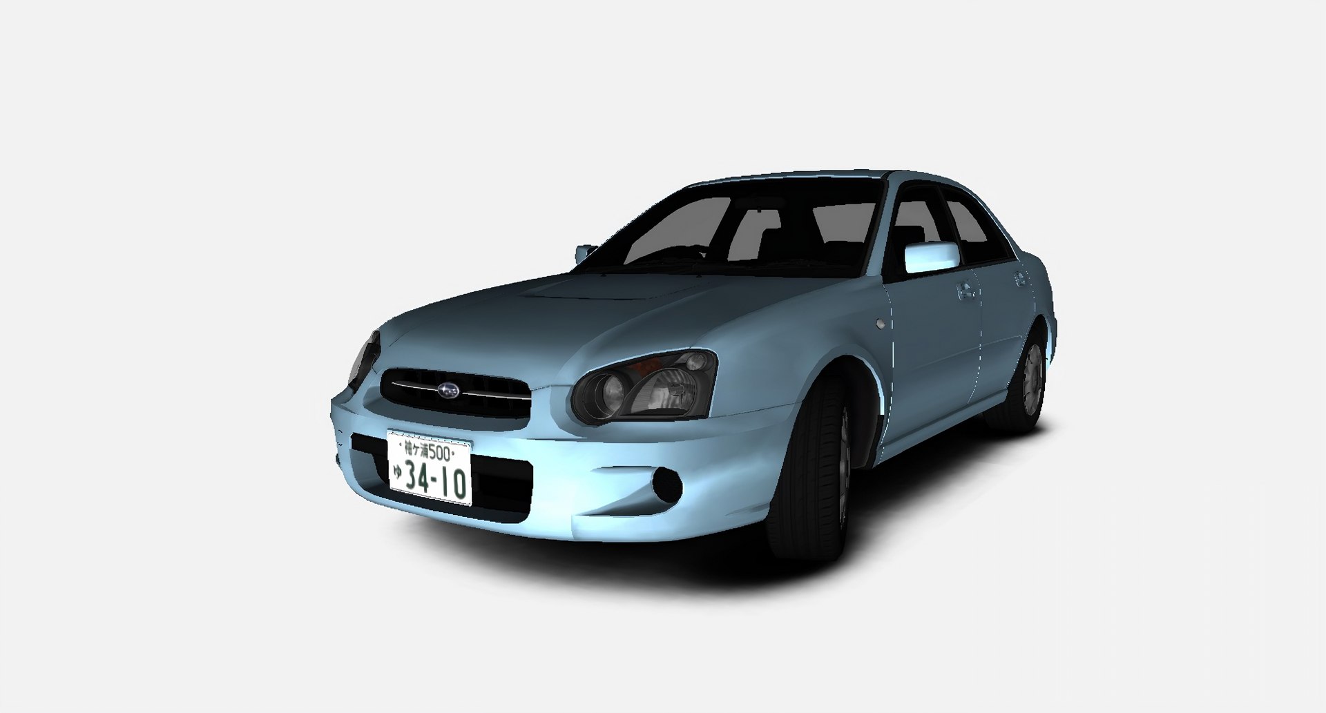 Subaru Impreza GDB 15I FWD JDM 2003 3D Model - TurboSquid 2032094