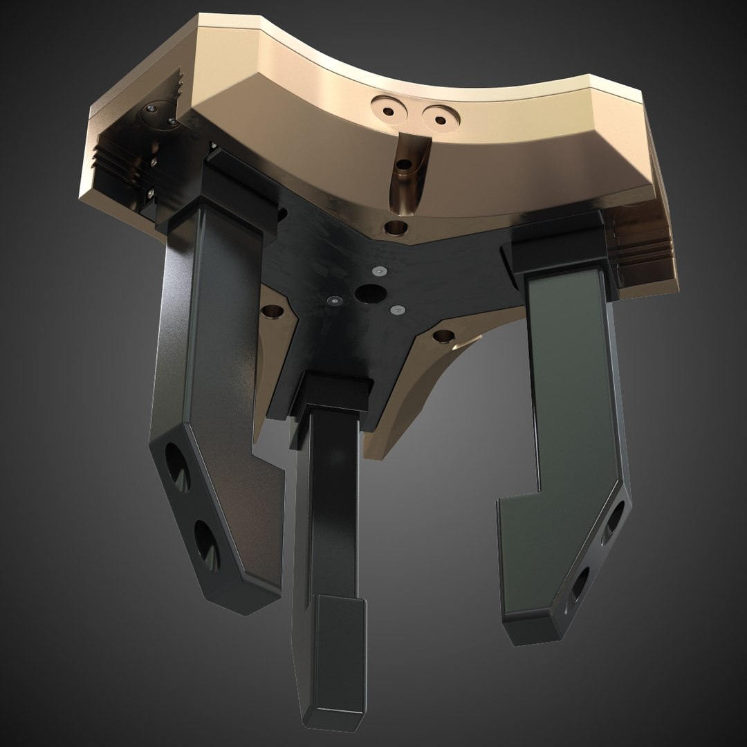 Robotic Gripp 2 3d 3ds