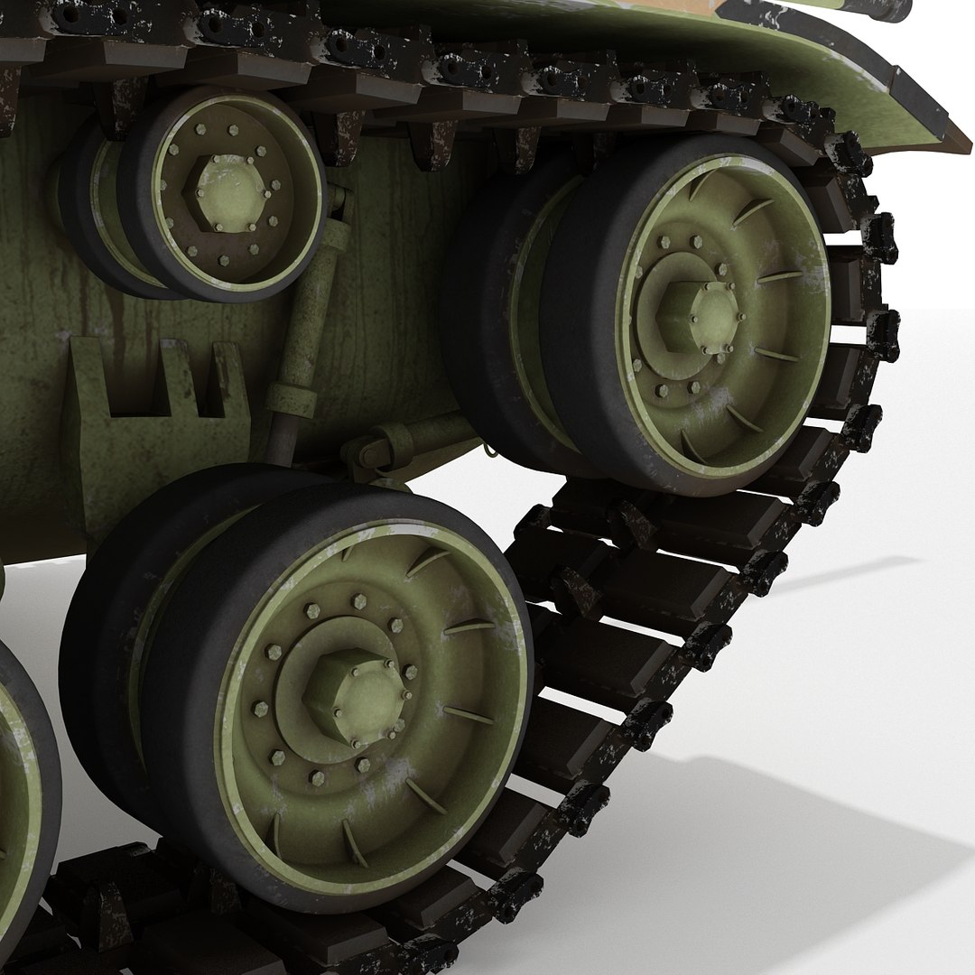 3d model m60 patton combat tank
