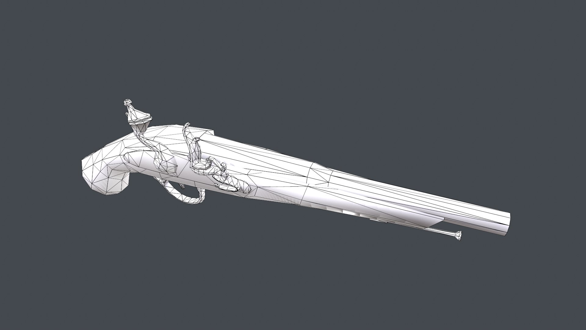 Flintlock Pistol 3D Model - TurboSquid 1464580