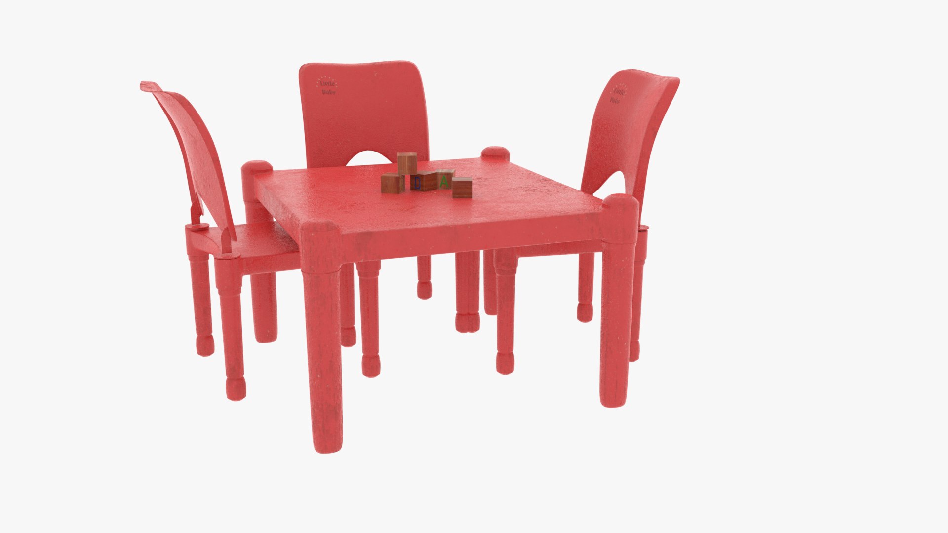3D Model Child Table - TurboSquid 1337448